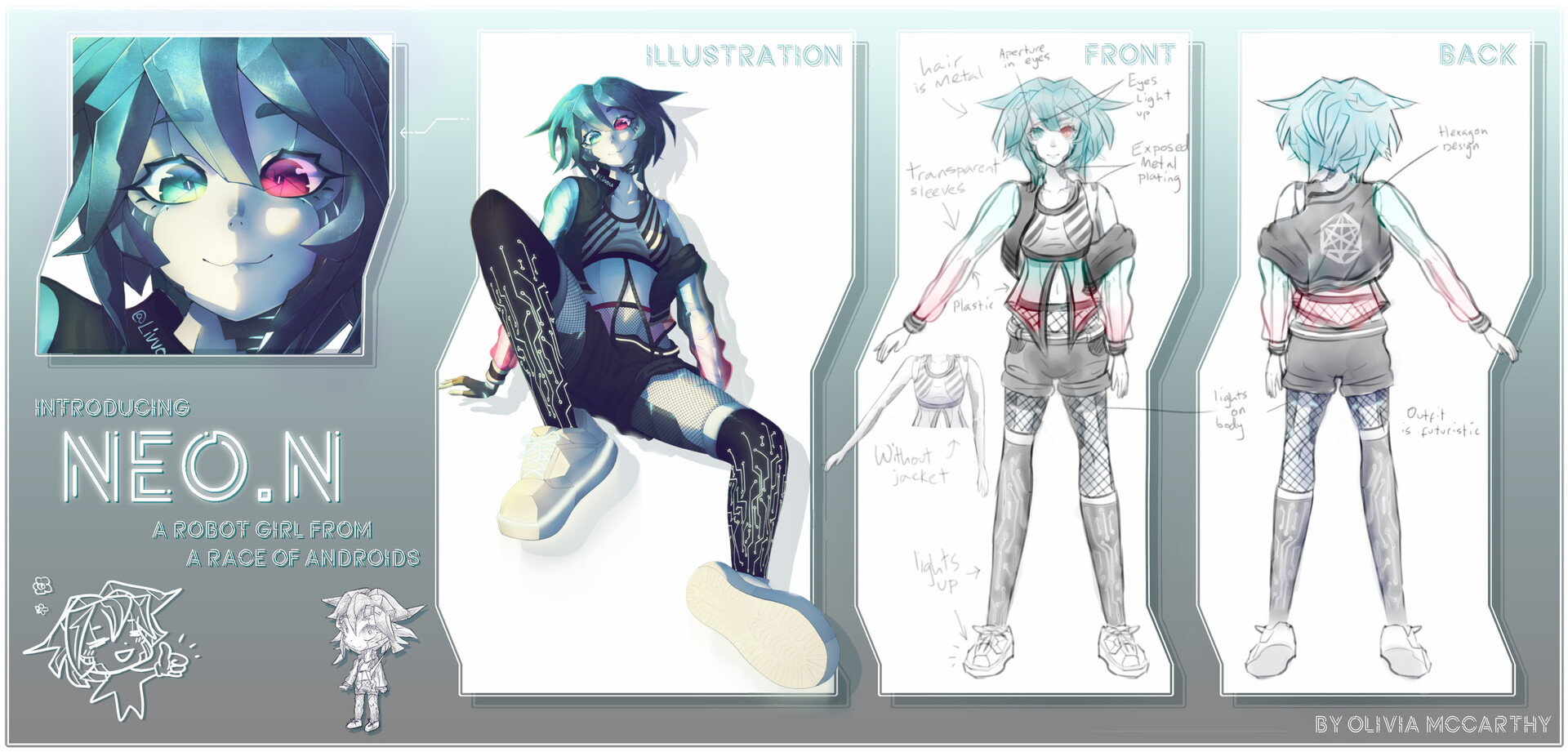 ArtStation - Neo.N Reference Sheet