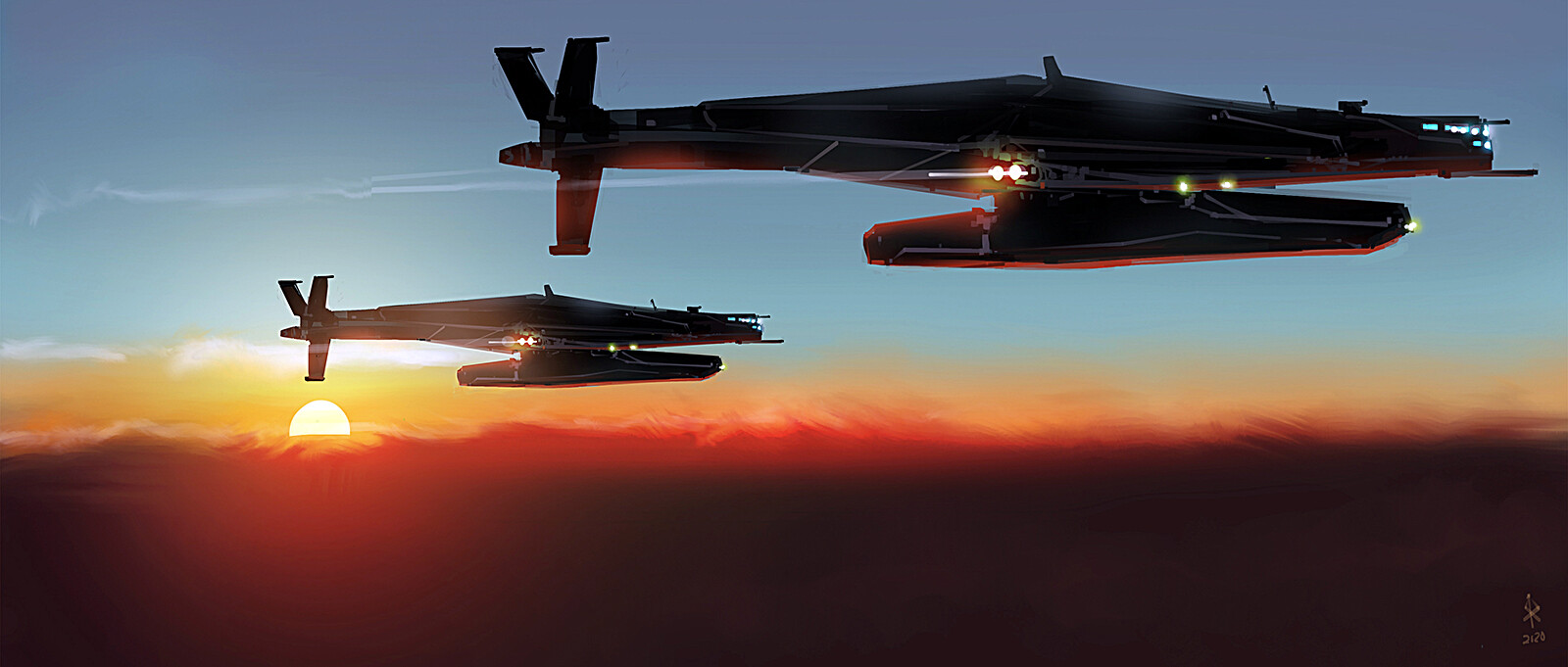 ArtStation - Fighter Formation