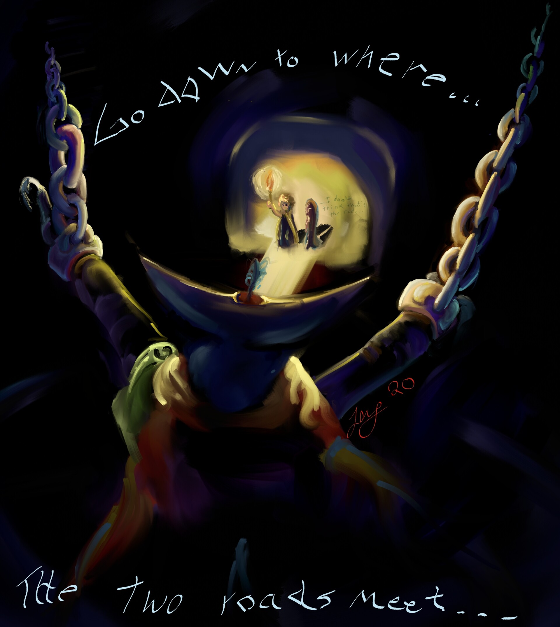 ArtStation - Where the two roads meet