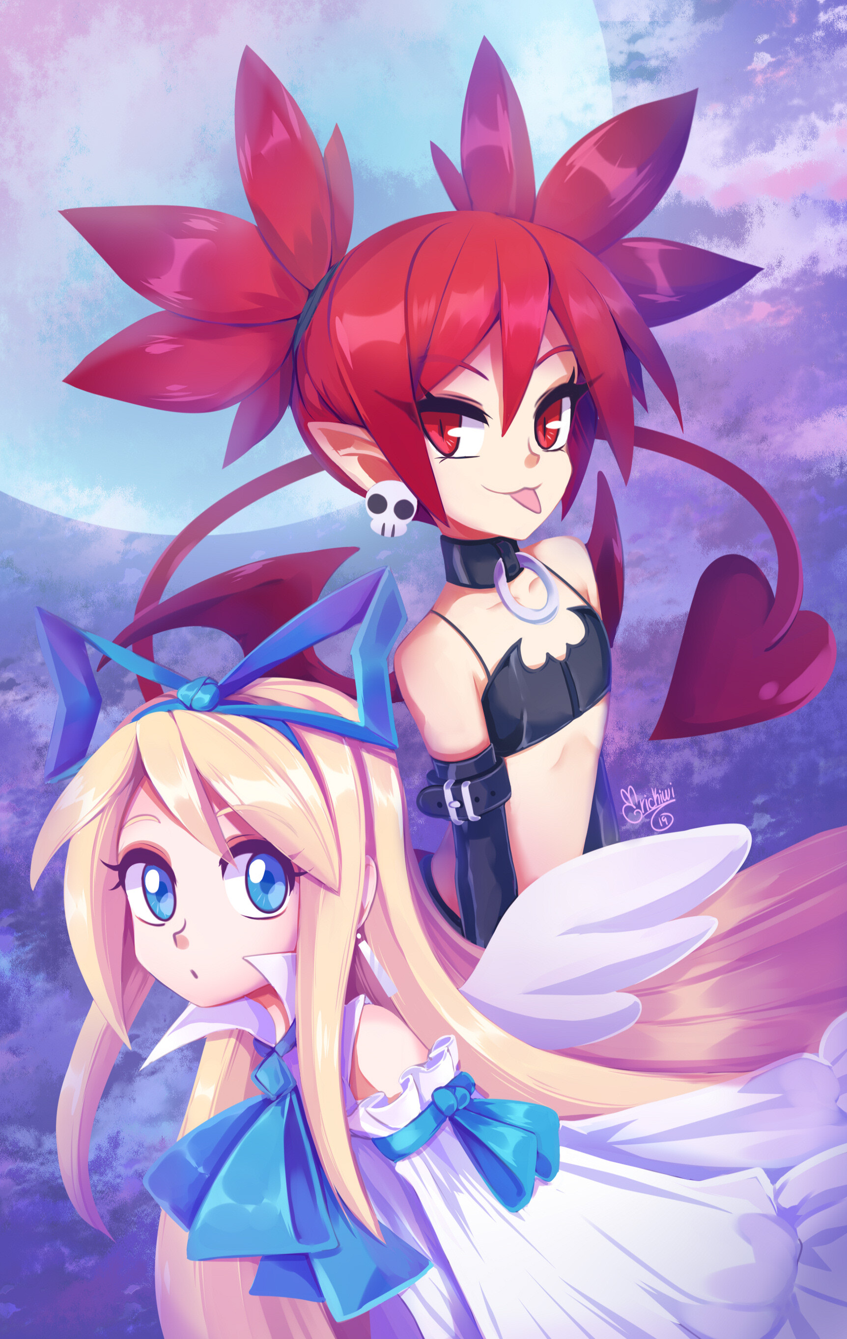 ArtStation - Disgaea Etna and Flonne