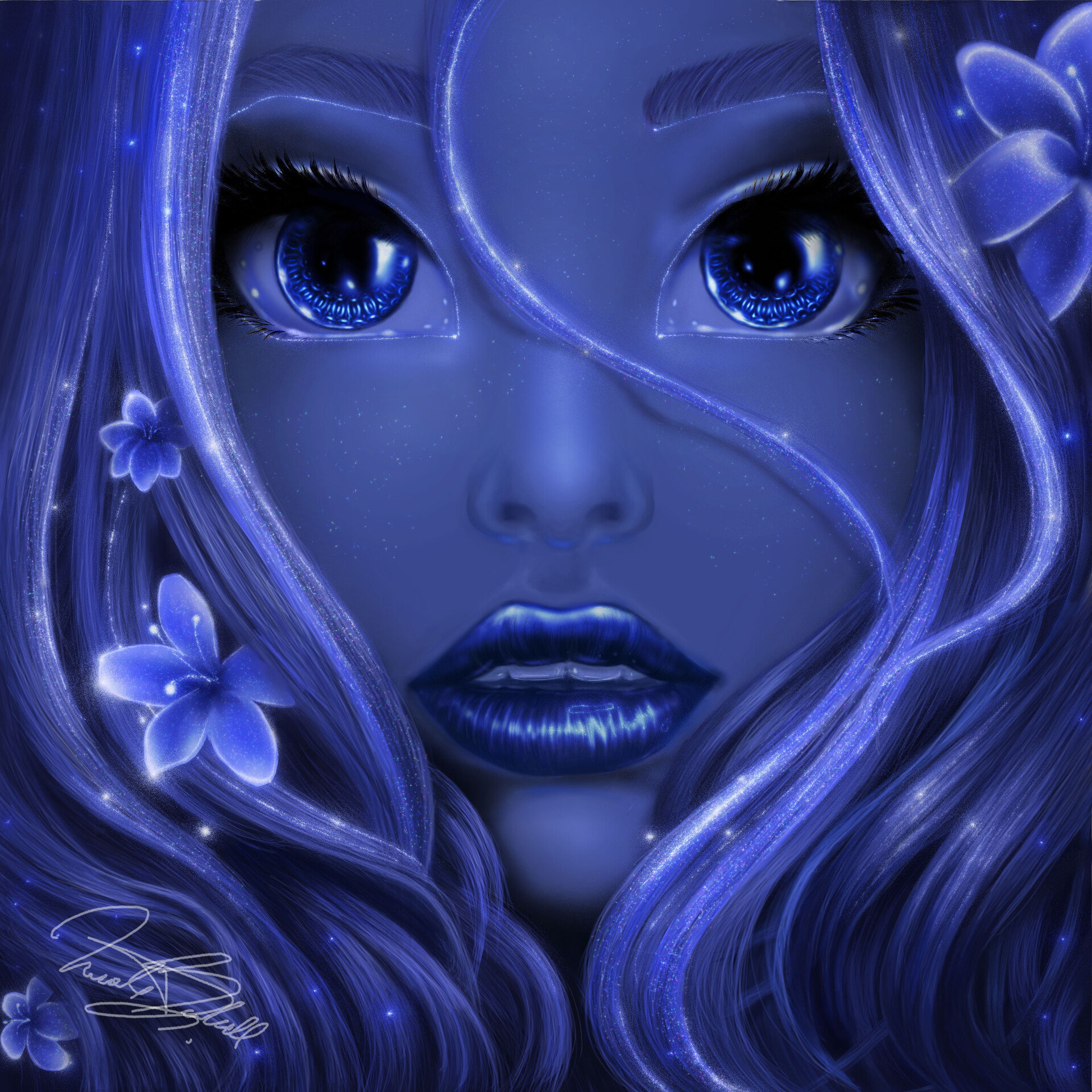 ArtStation - Blue Girl