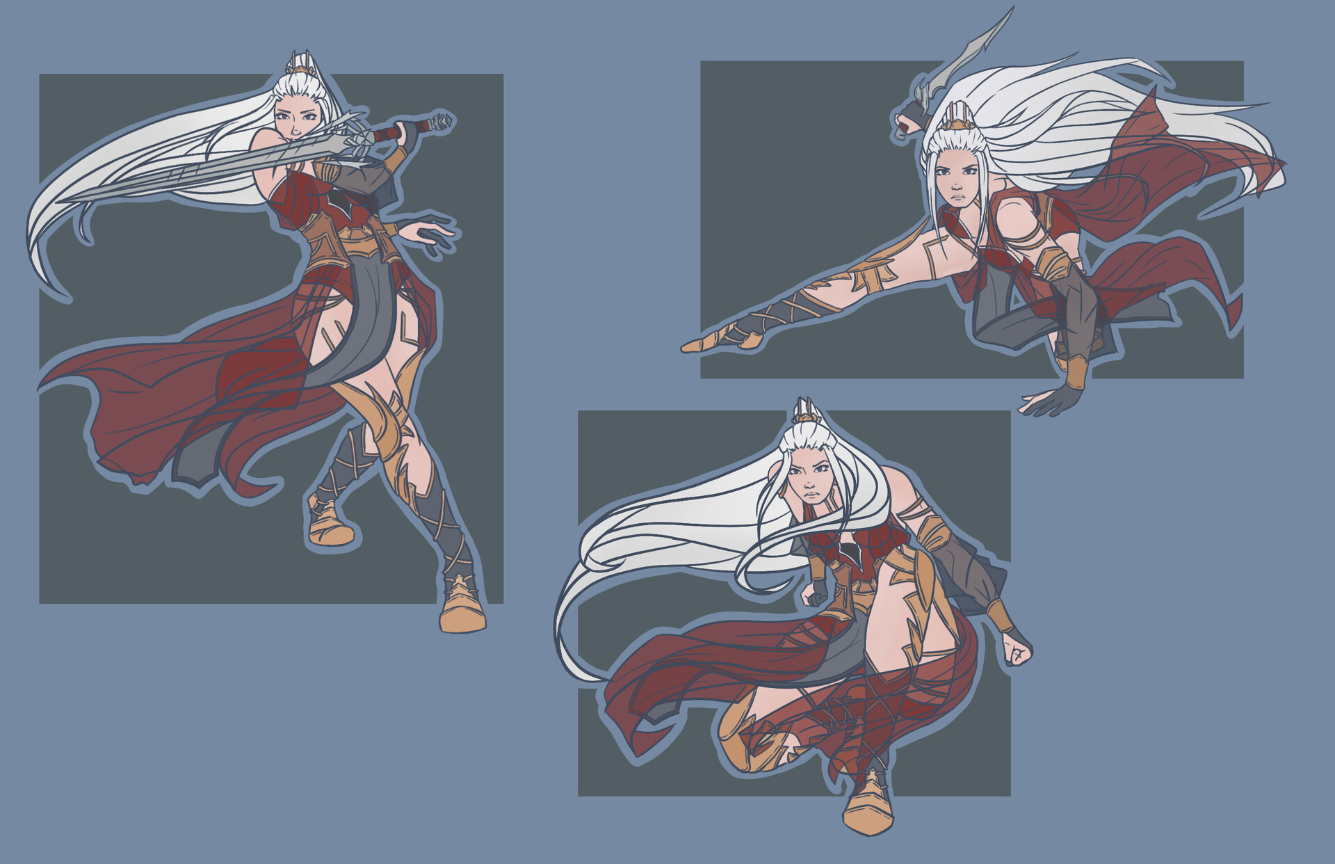 ArtStation - Aeni's Action Poses
