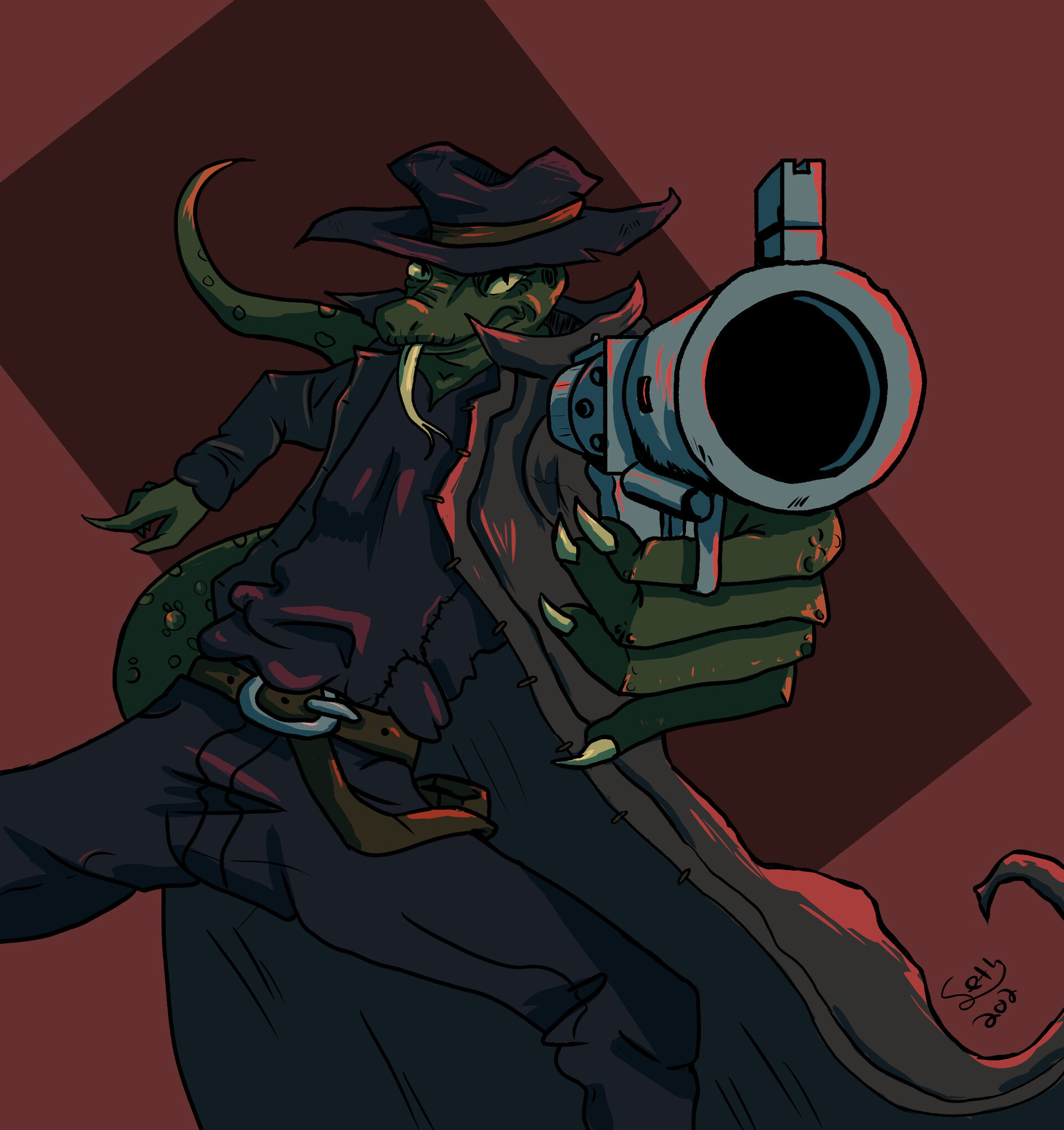 ArtStation - The Gunslinger