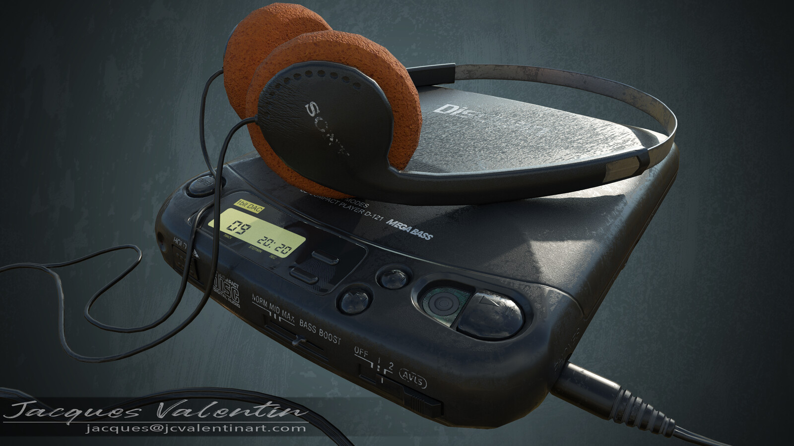 Jacques C. Valentin - Sony Discman D-121 - Final