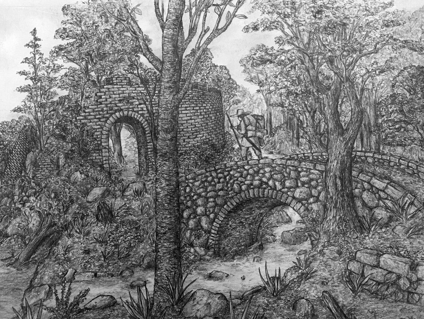 ArtStation - Forest ruins