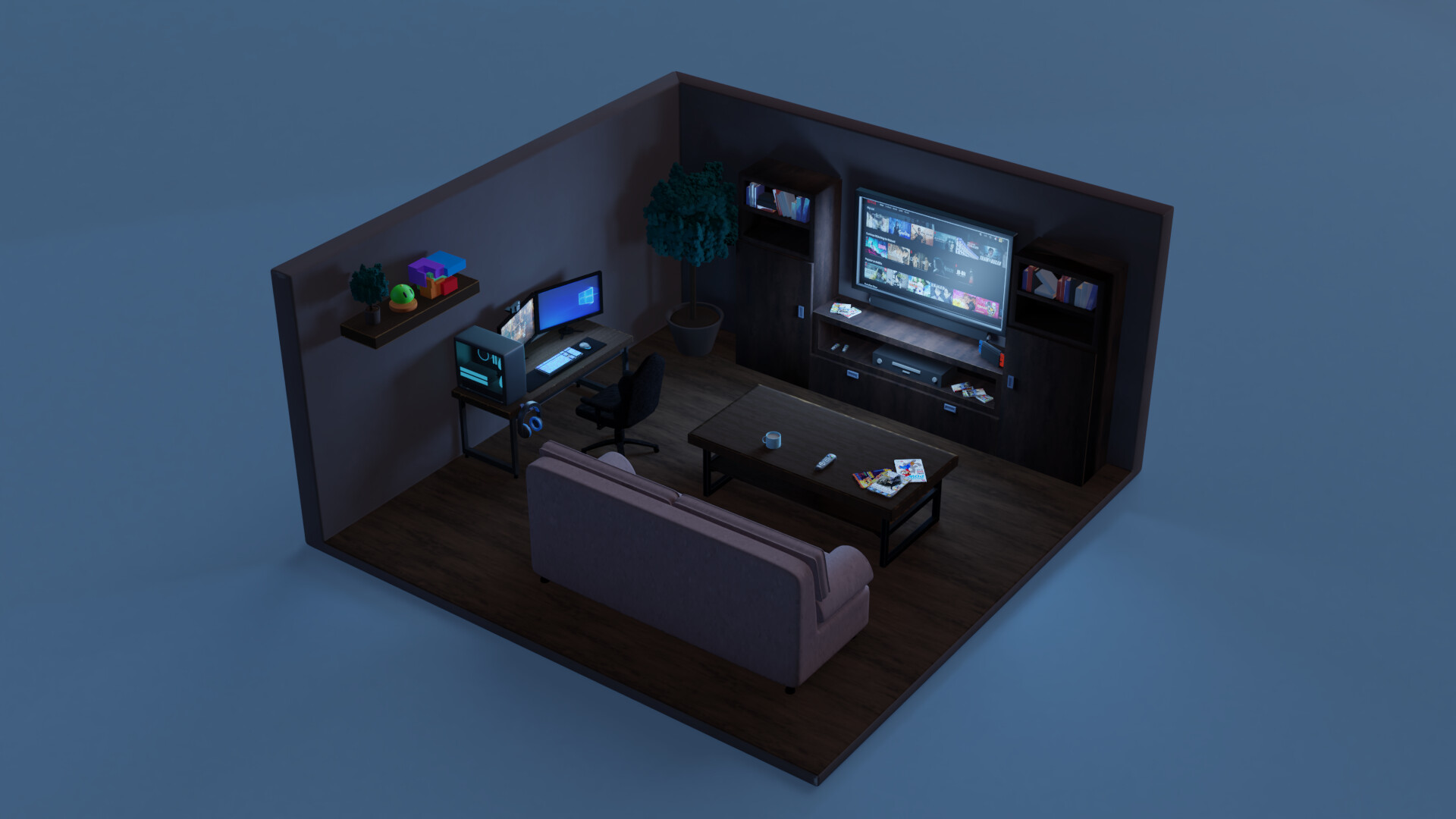ArtStation - Entertainment Room