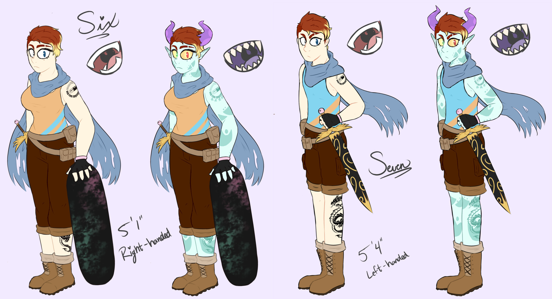 ArtStation - Six & Seven Reference Concepts