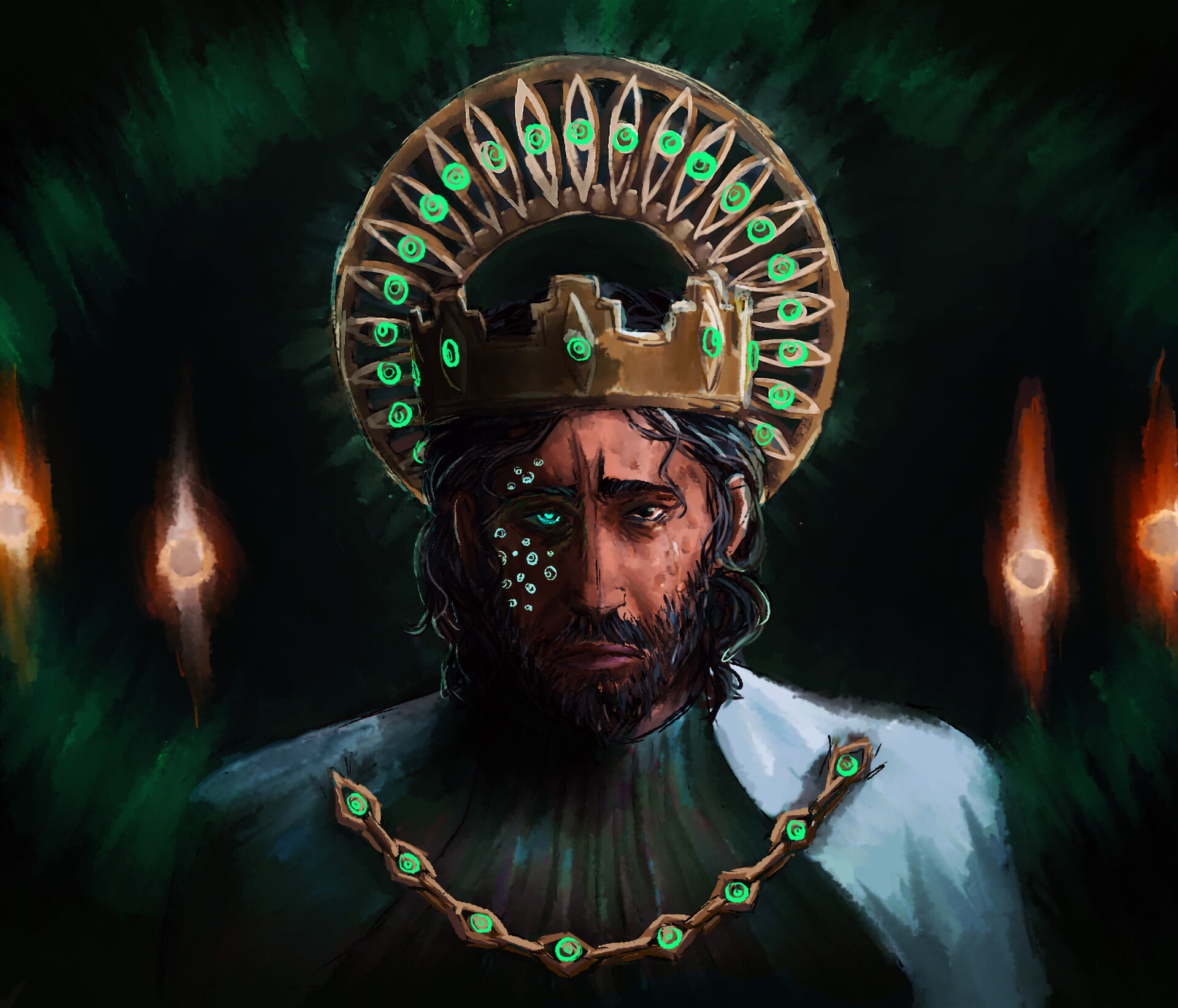 ArtStation - Watcher's Crown (Green Knight Study)