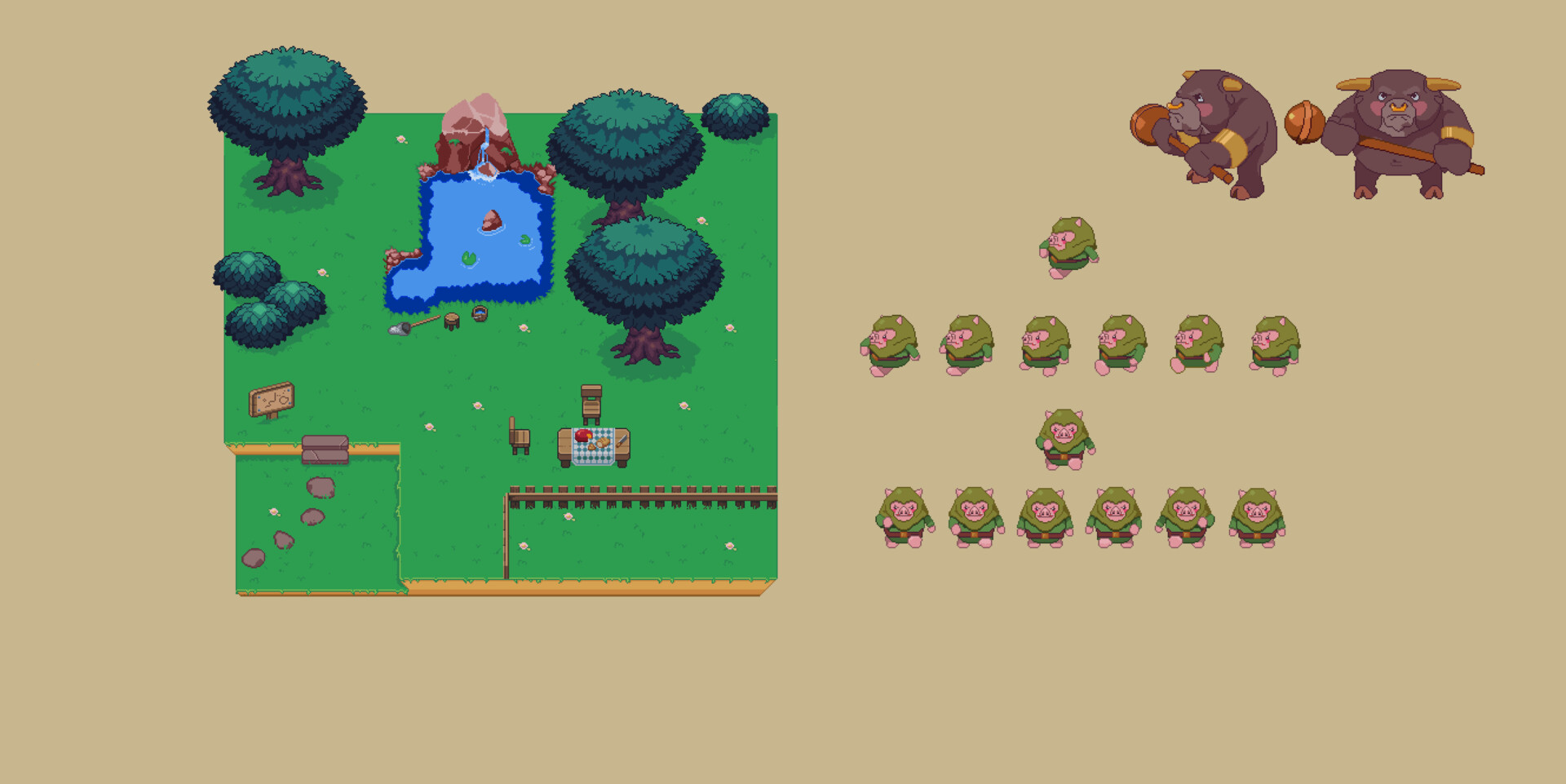 ArtStation - 2D Pixel Pieces click to animate