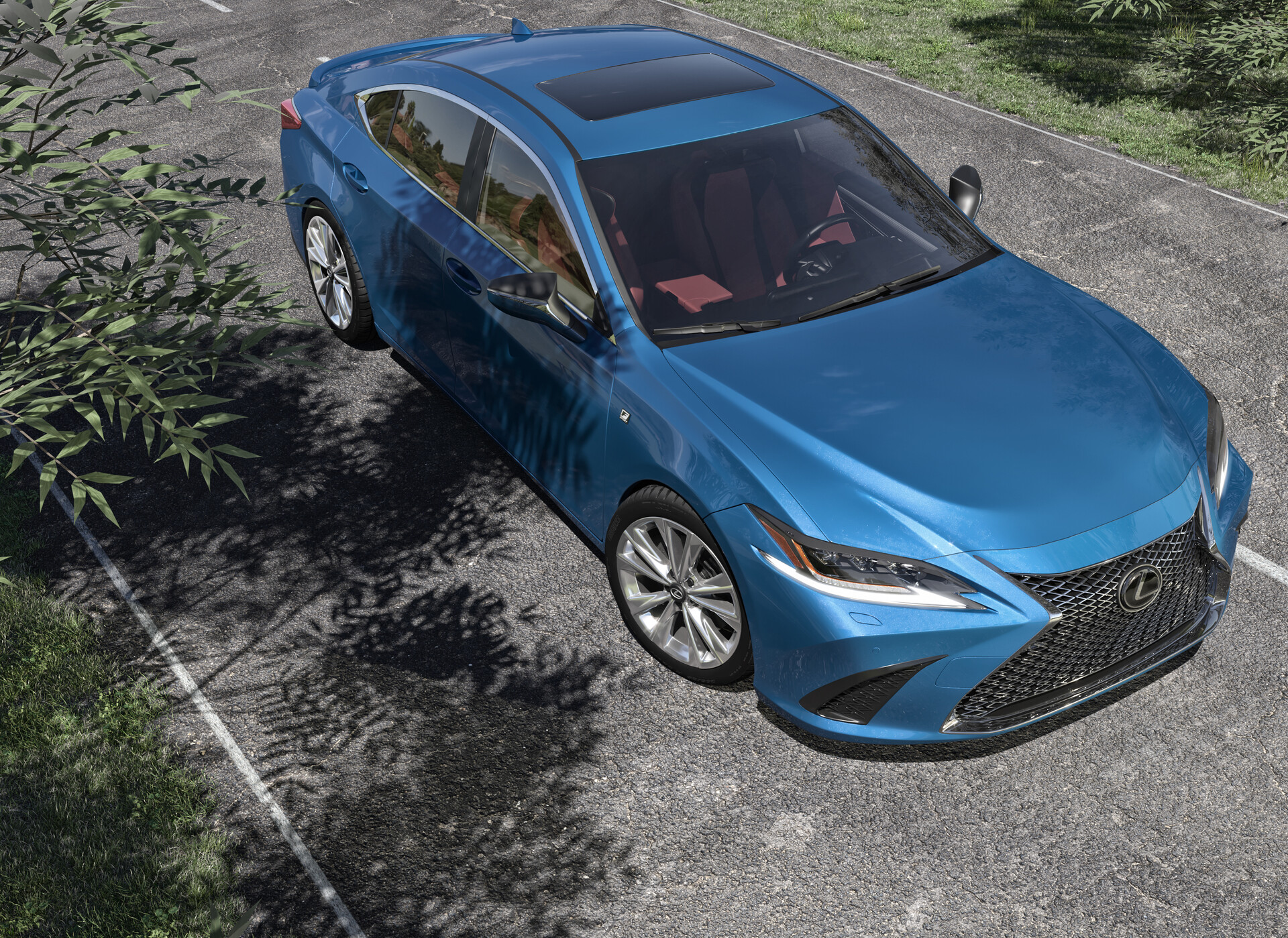 ArtStation - Lexus ES 350 f-sport