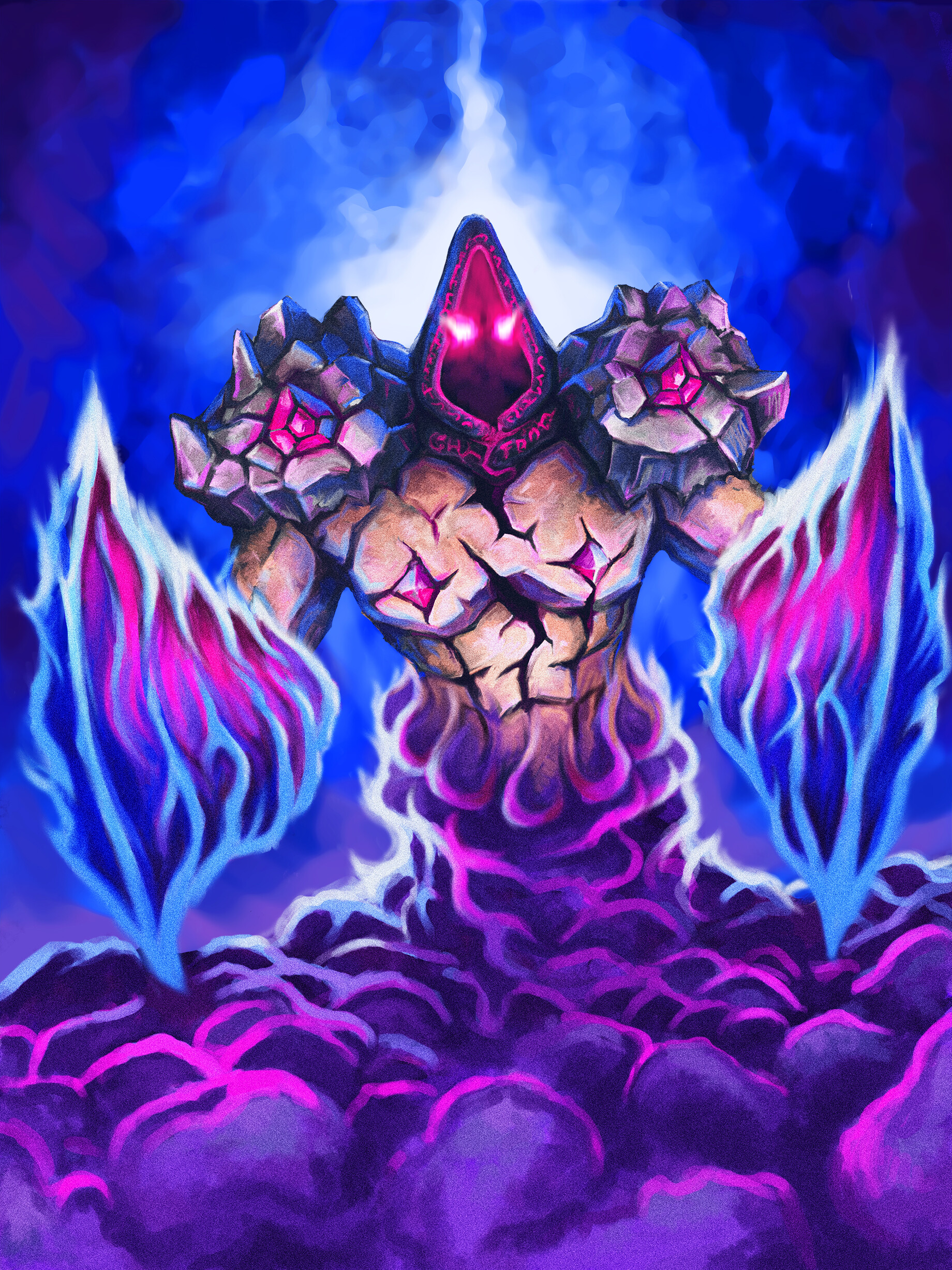 ArtStation - Elemental - heartstone fan art