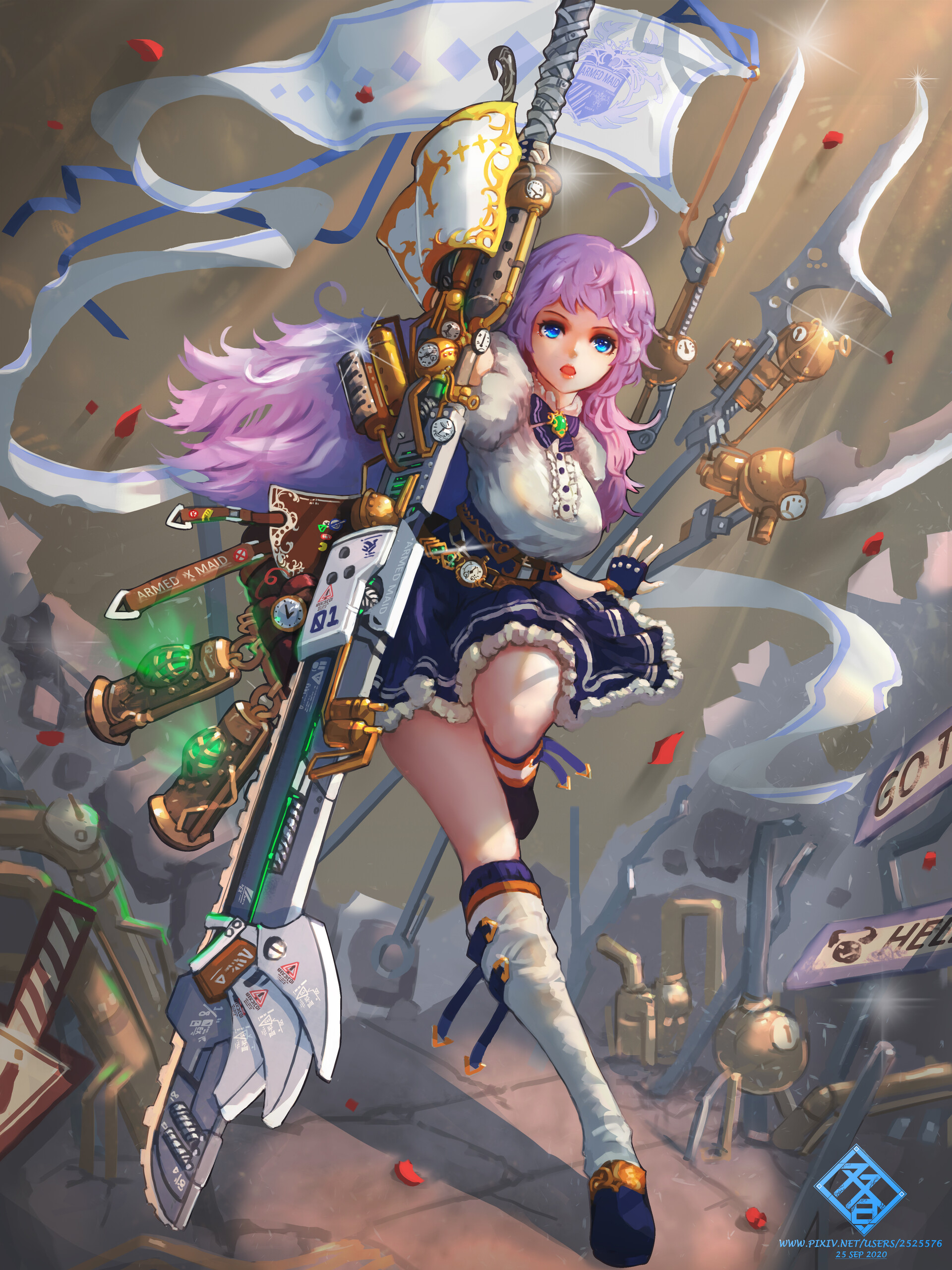 ArtStation - Armed maid