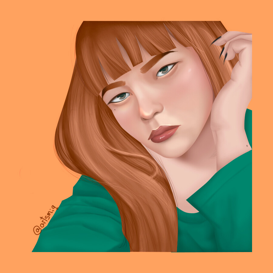 ArtStation - Orange girl