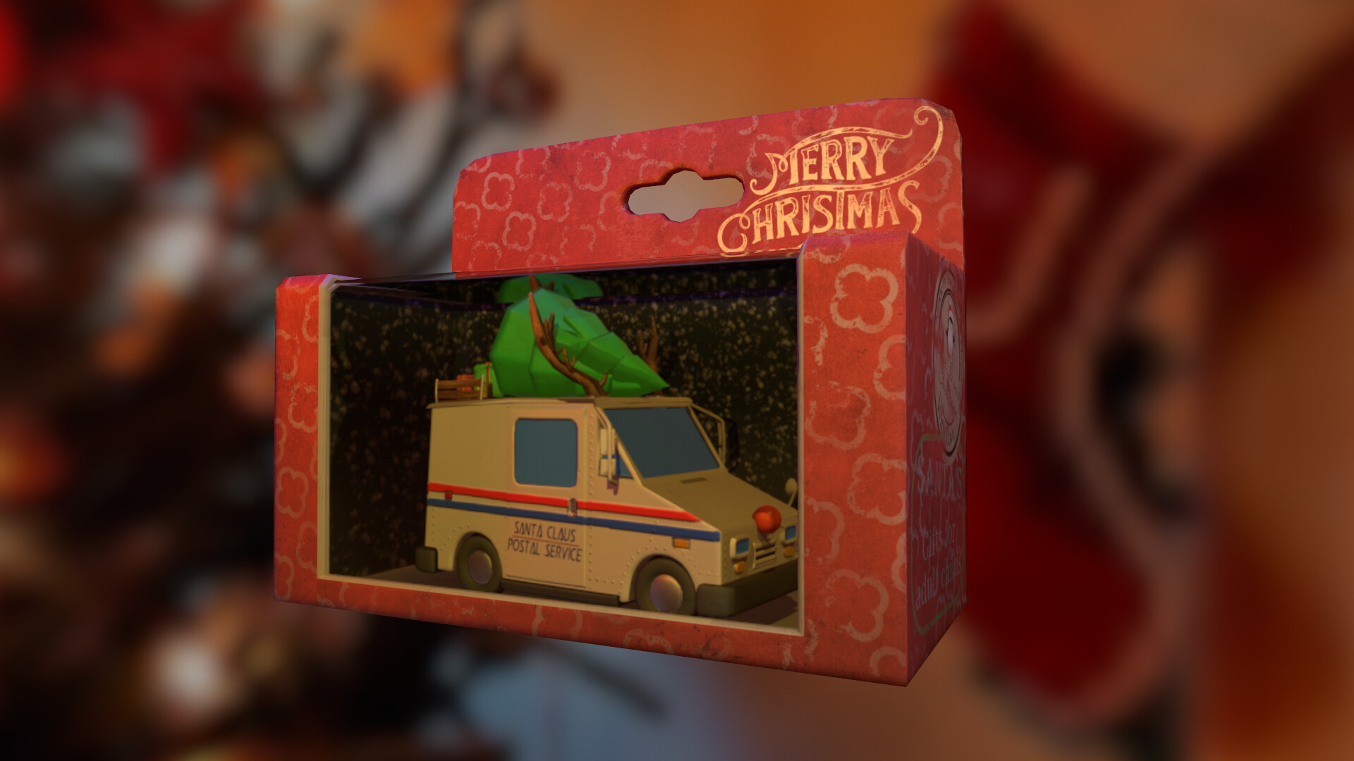 ArtStation - Santa's post car