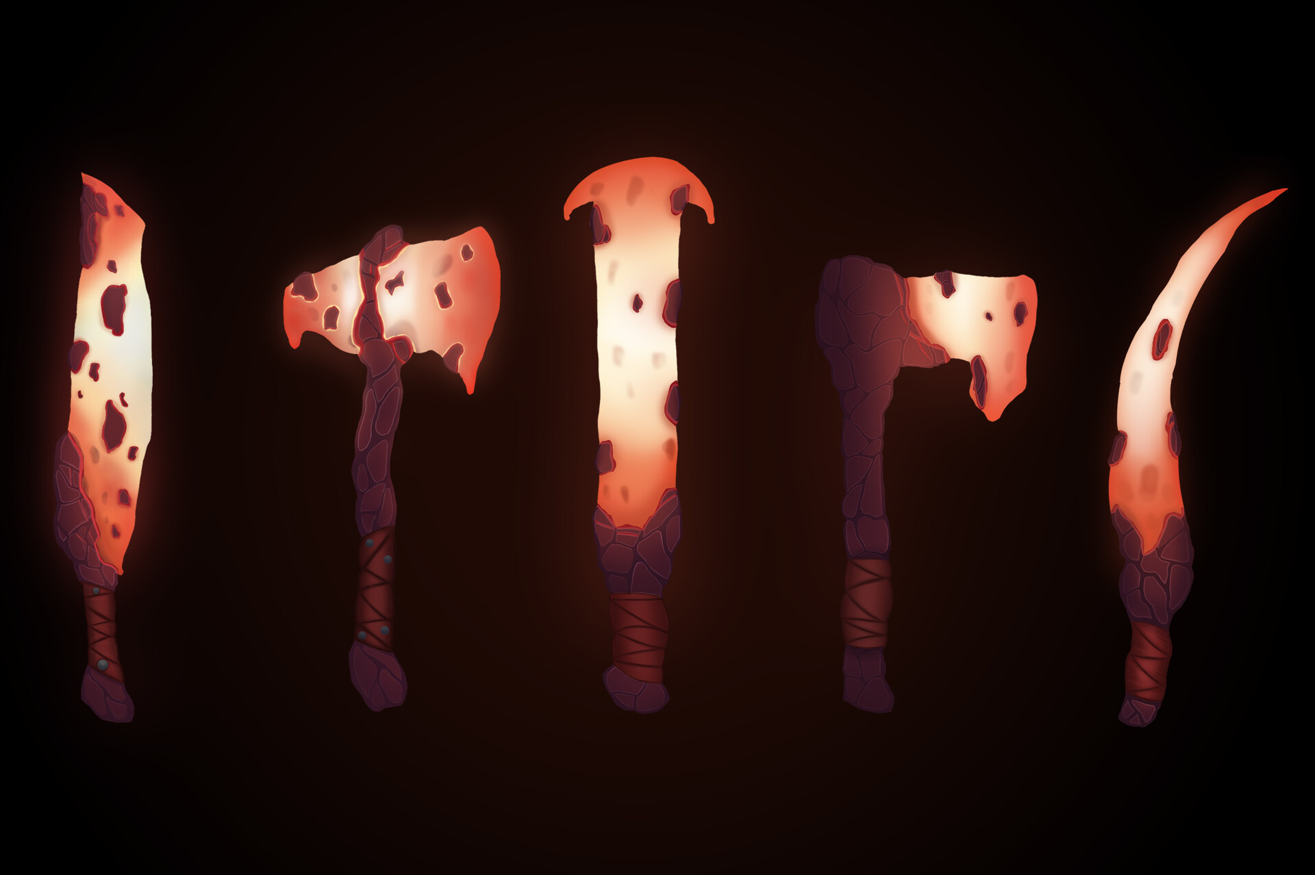 ArtStation - Lava sword