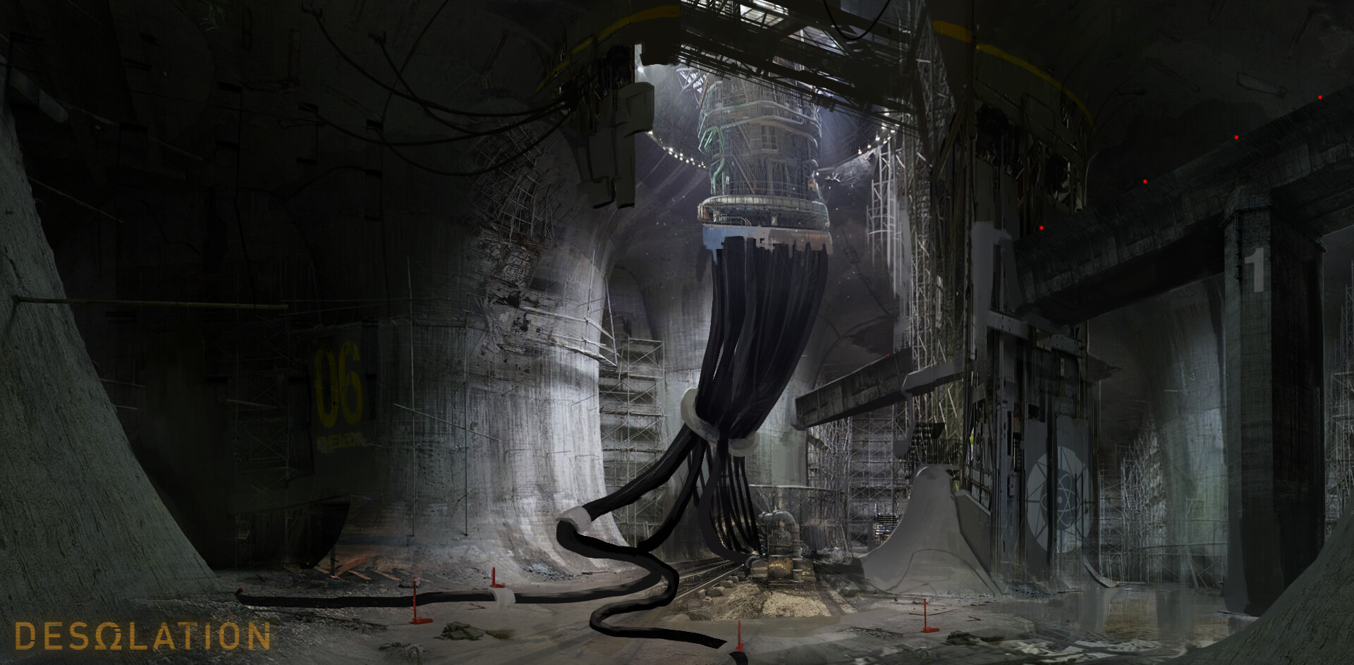 ArtStation - Desolation concept art - Underground