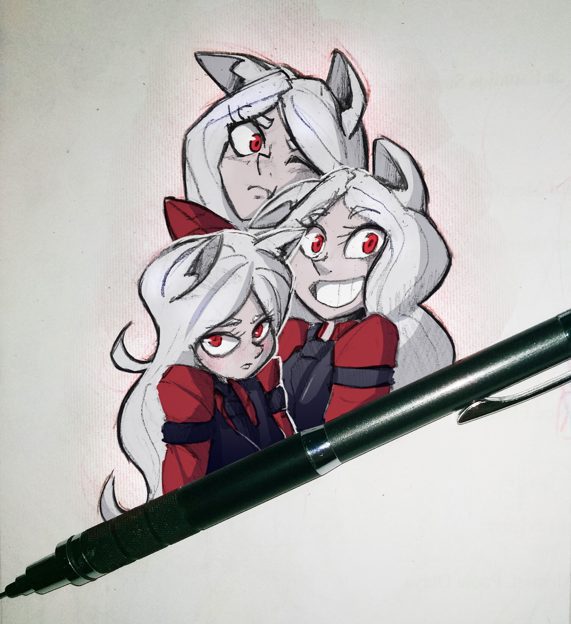 ArtStation - Helltaker, Cerbero, FanArt