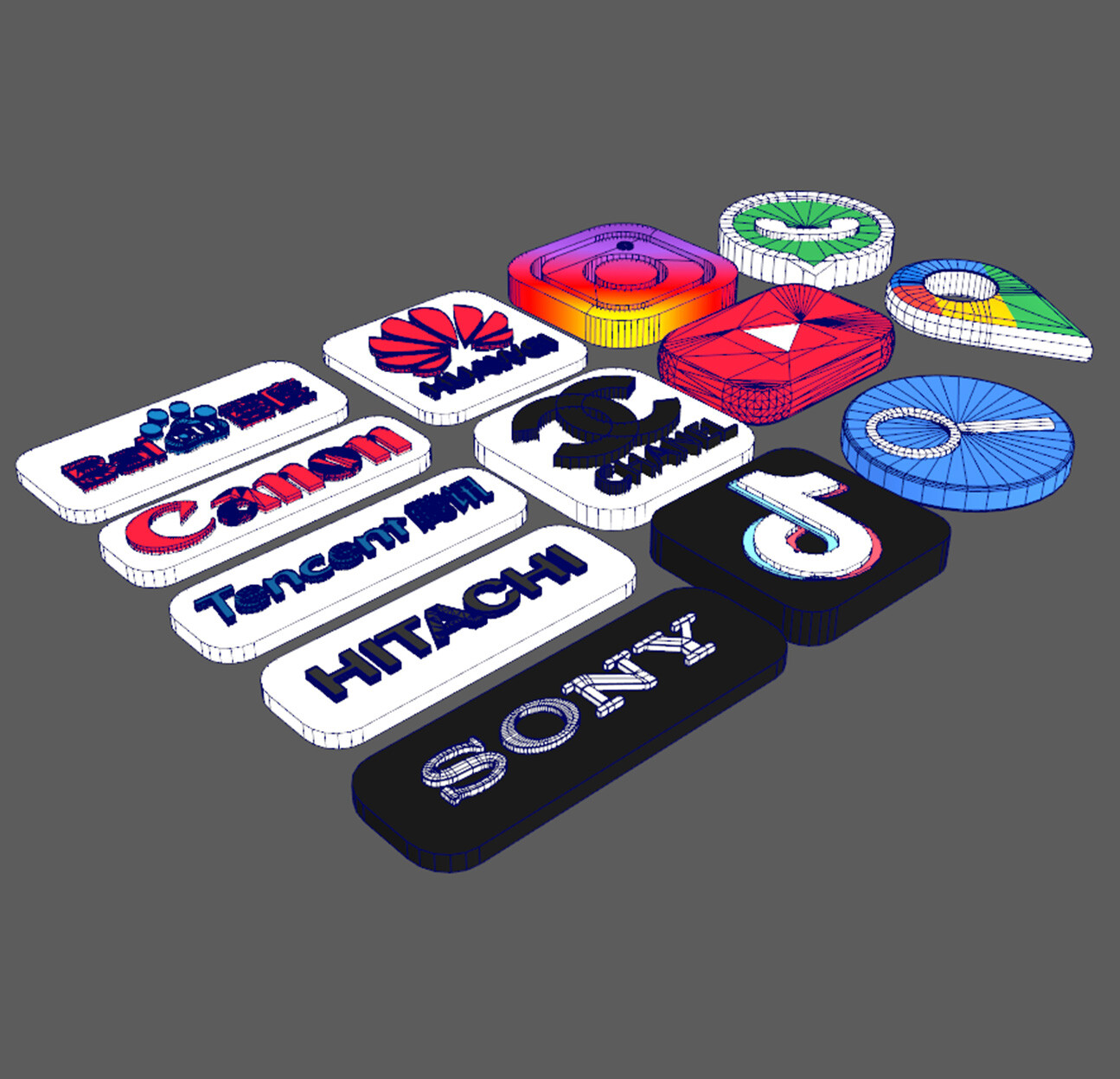 ArtStation - 3D Logos