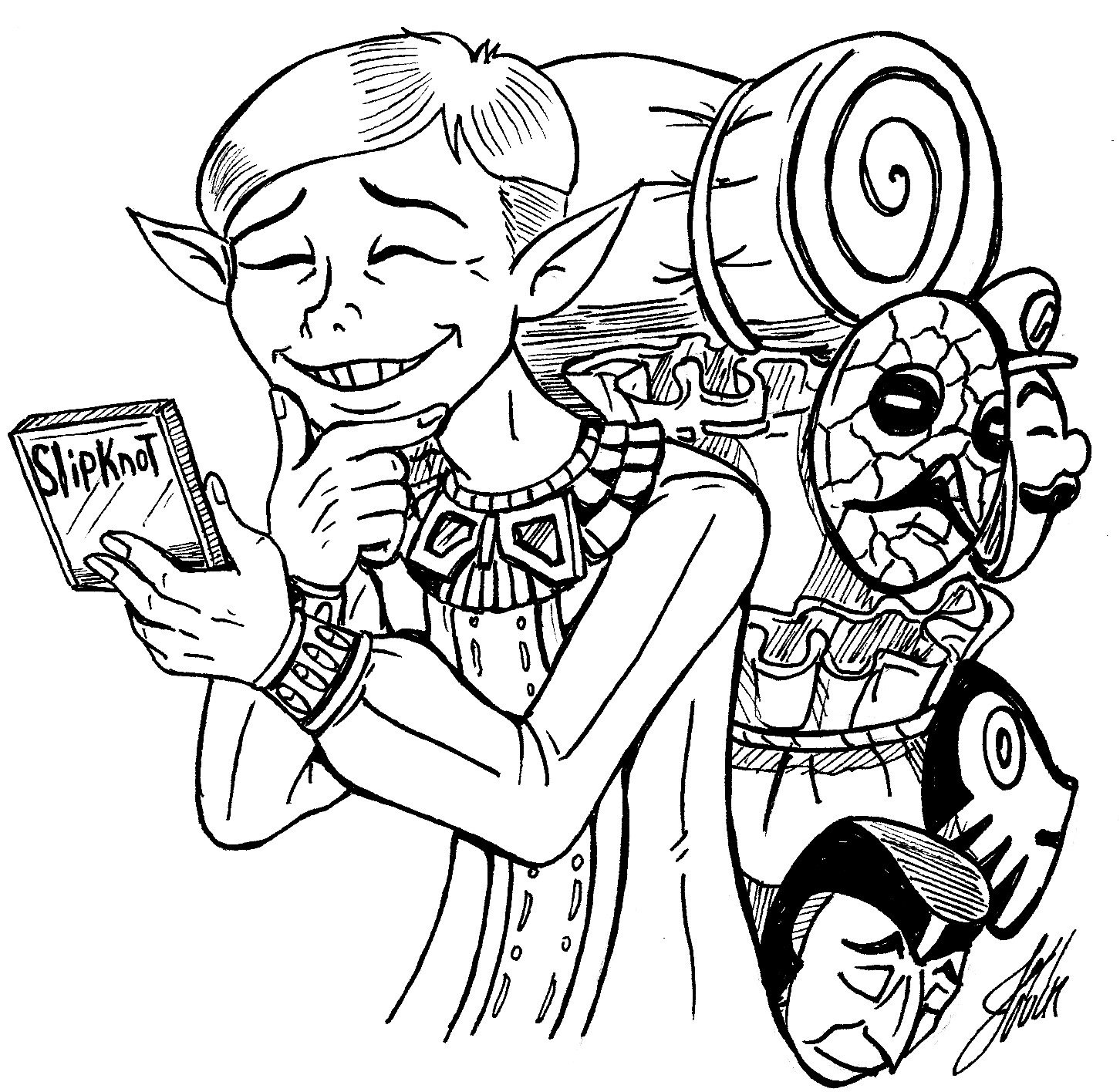majoras mask link coloring pages