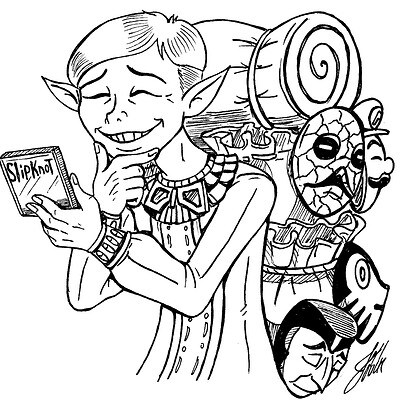 slipknot coloring sheets