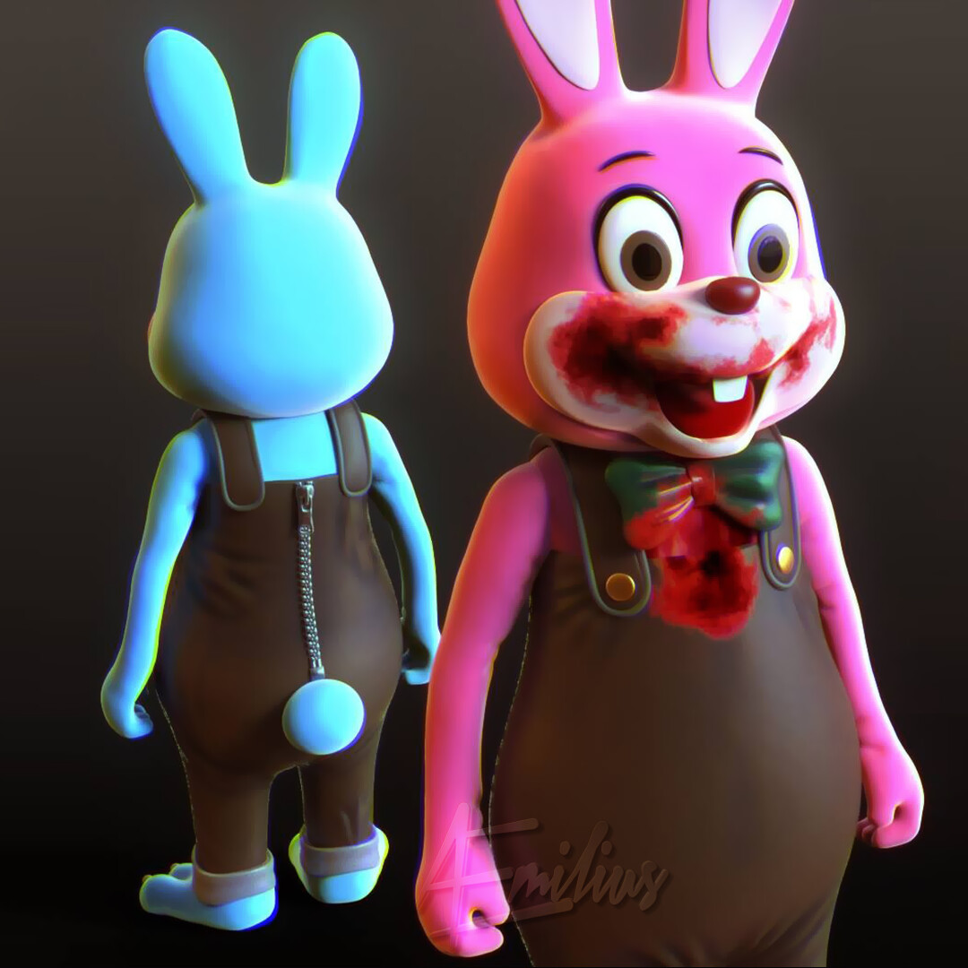 ArtStation - Robbie, the rabbit