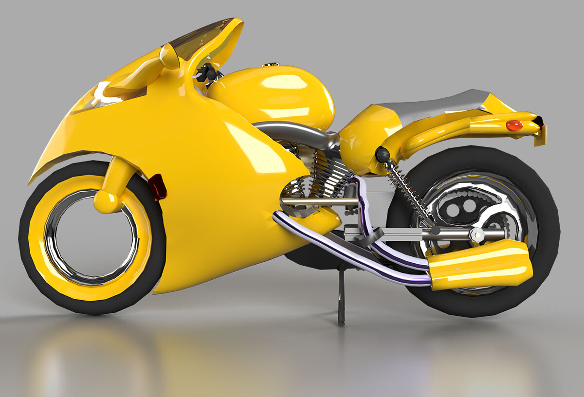 Ray Cassel - Rimless Wheel Motorcycle