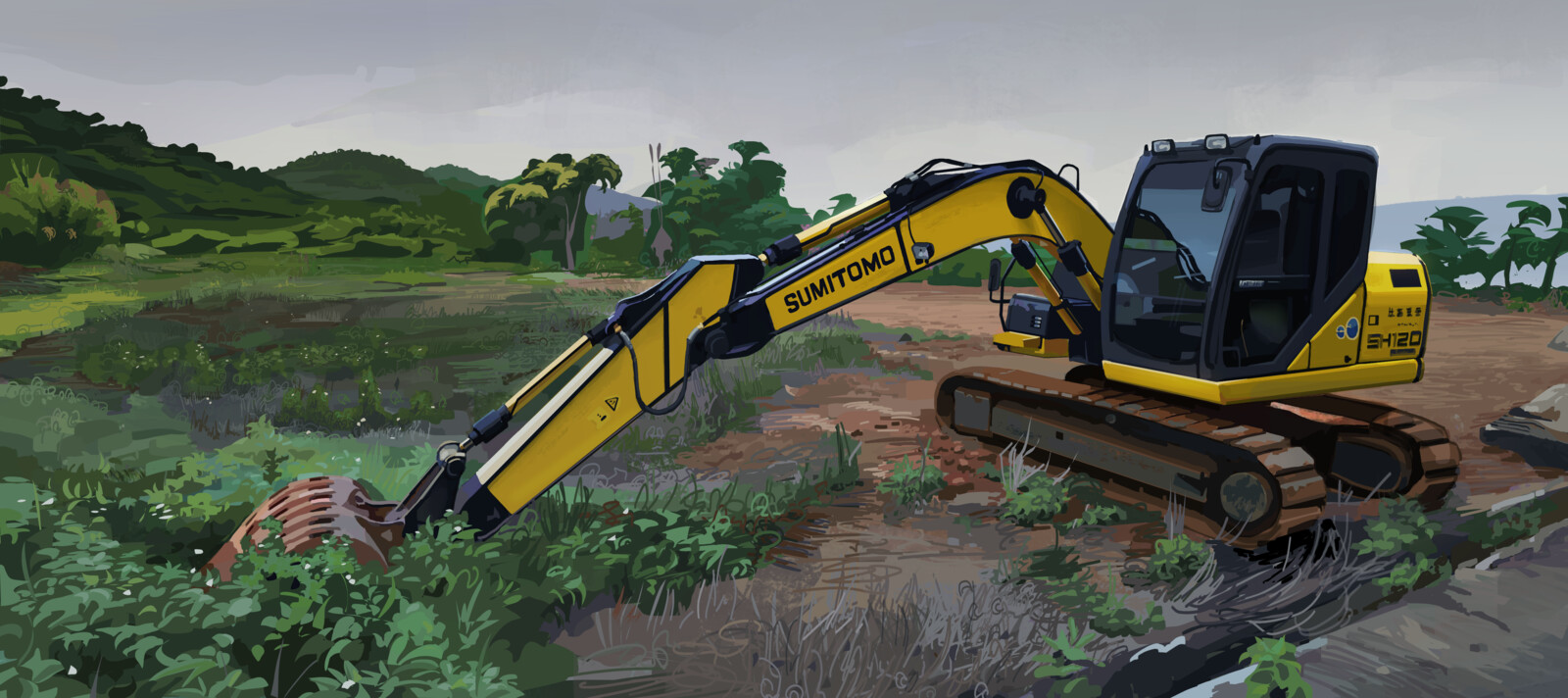 Cara Stratton - Okinawa - Virtual Plein Air Study