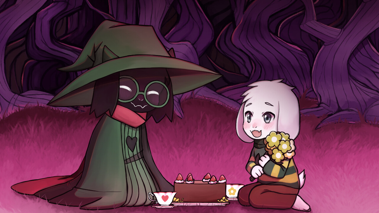 ArtStation - Ralsei and Asriel