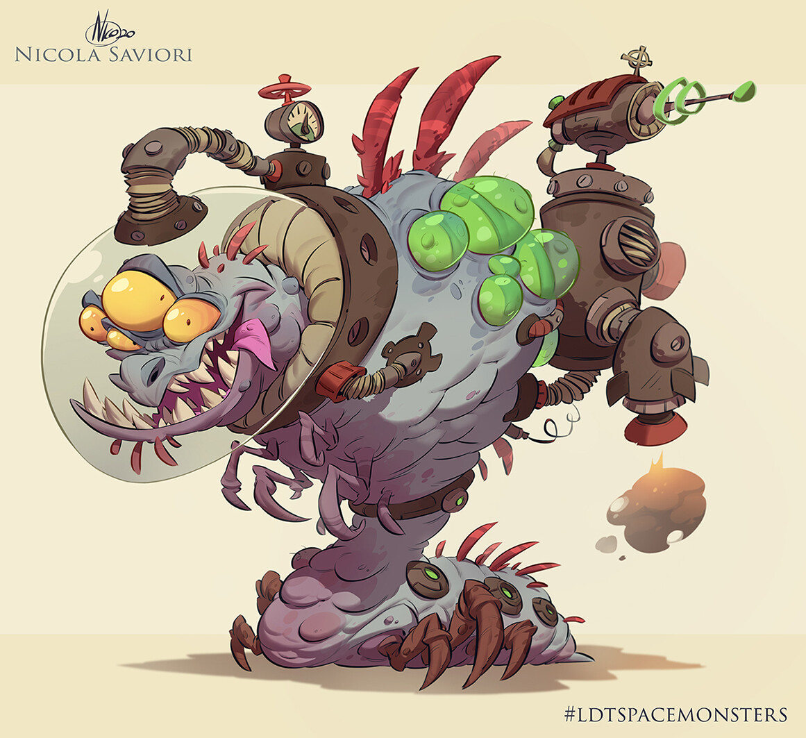 ArtStation - Space Monster