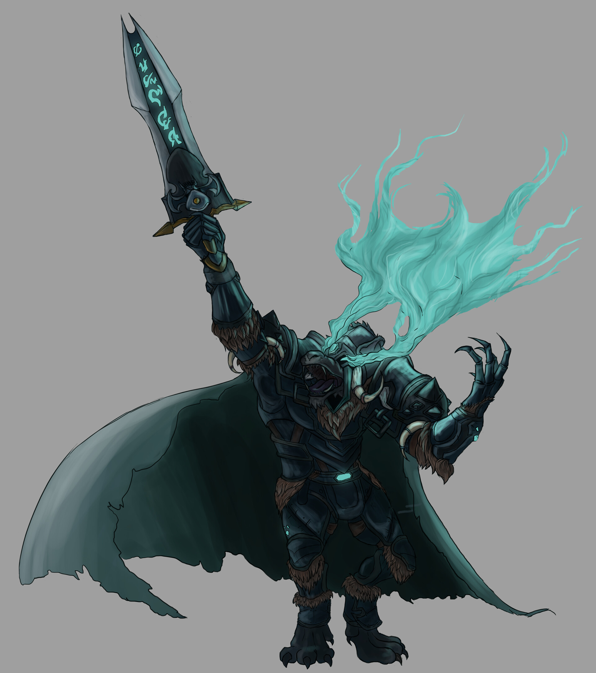 World Of Warcraft Worgen Death Knight