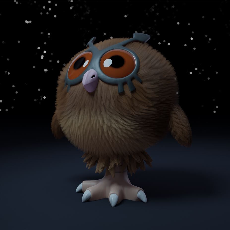 ArtStation - Pokemon - Hoothoot