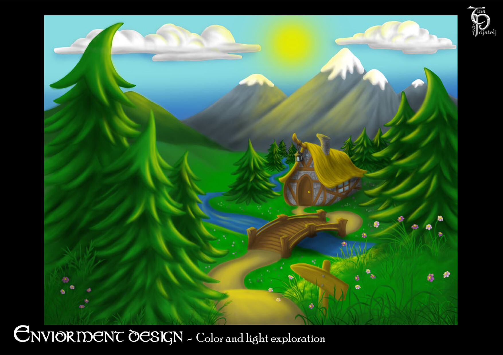 ArtStation - Environment design, color and light exploration