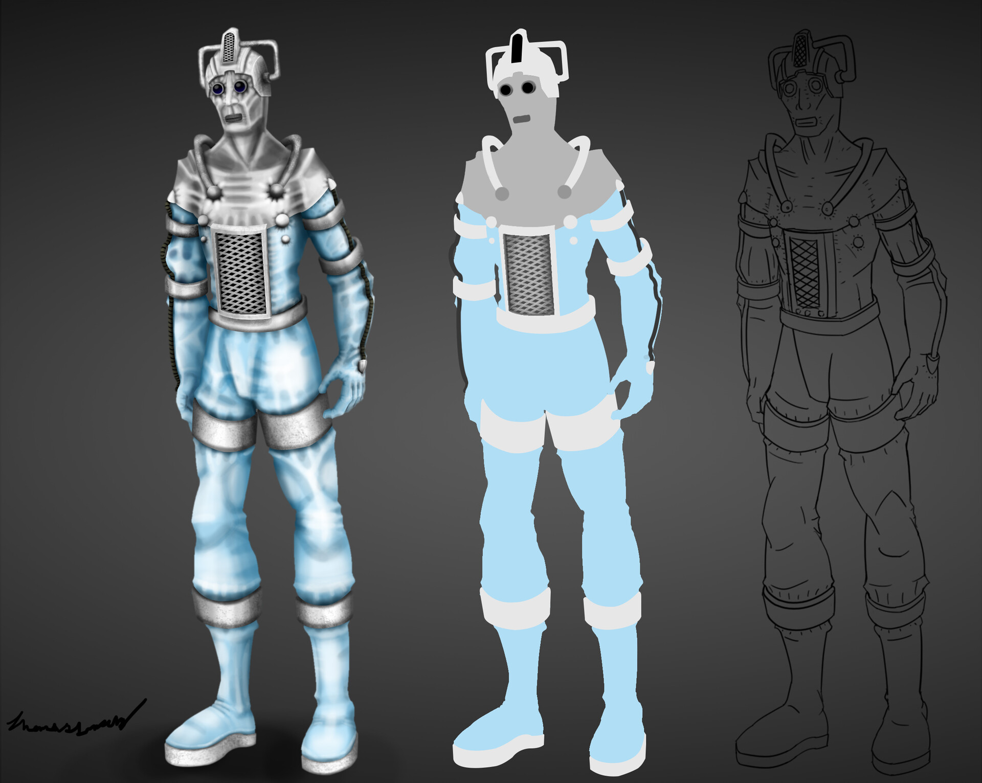 ArtStation - Cyberman Concept