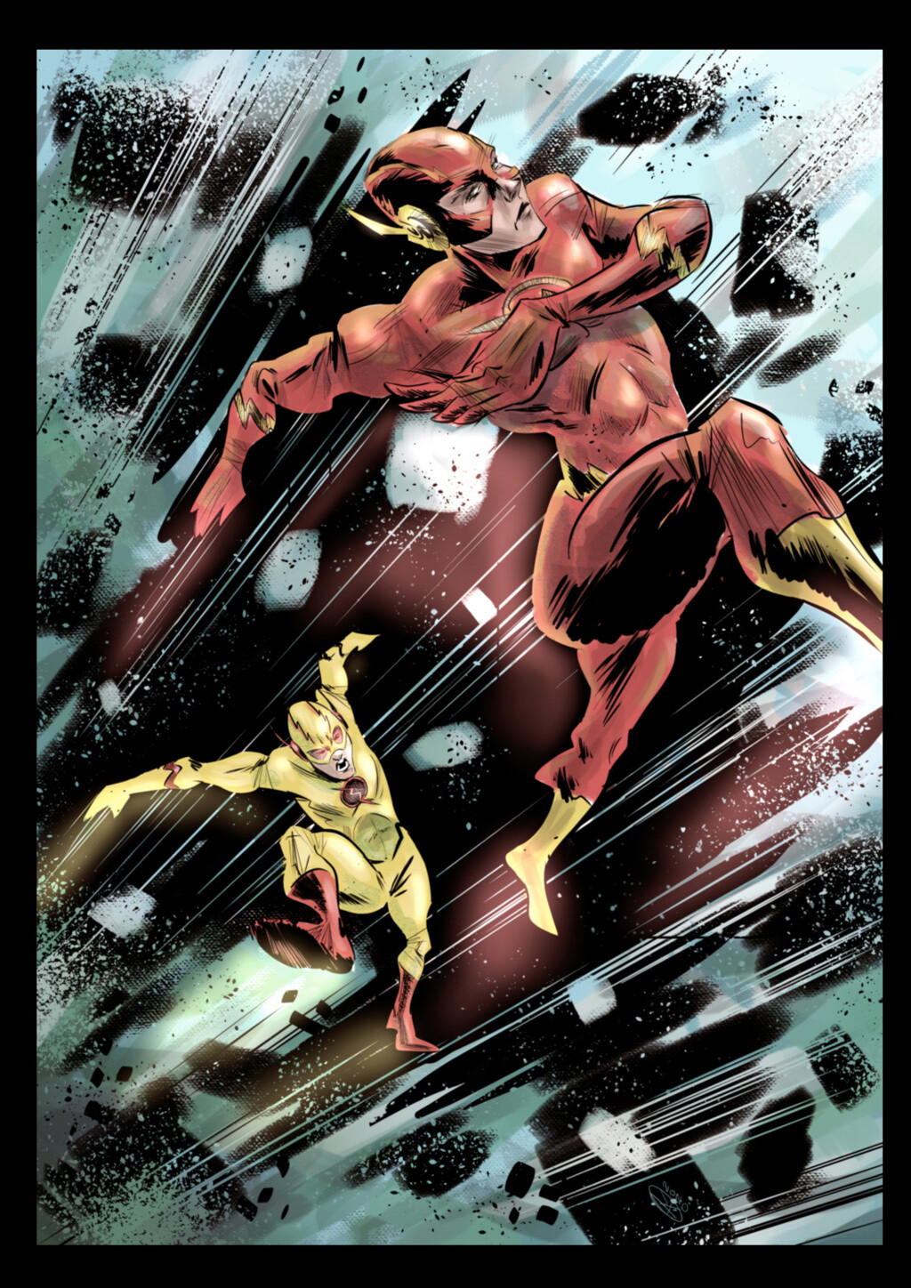 ArtStation - Flash and reverse flash