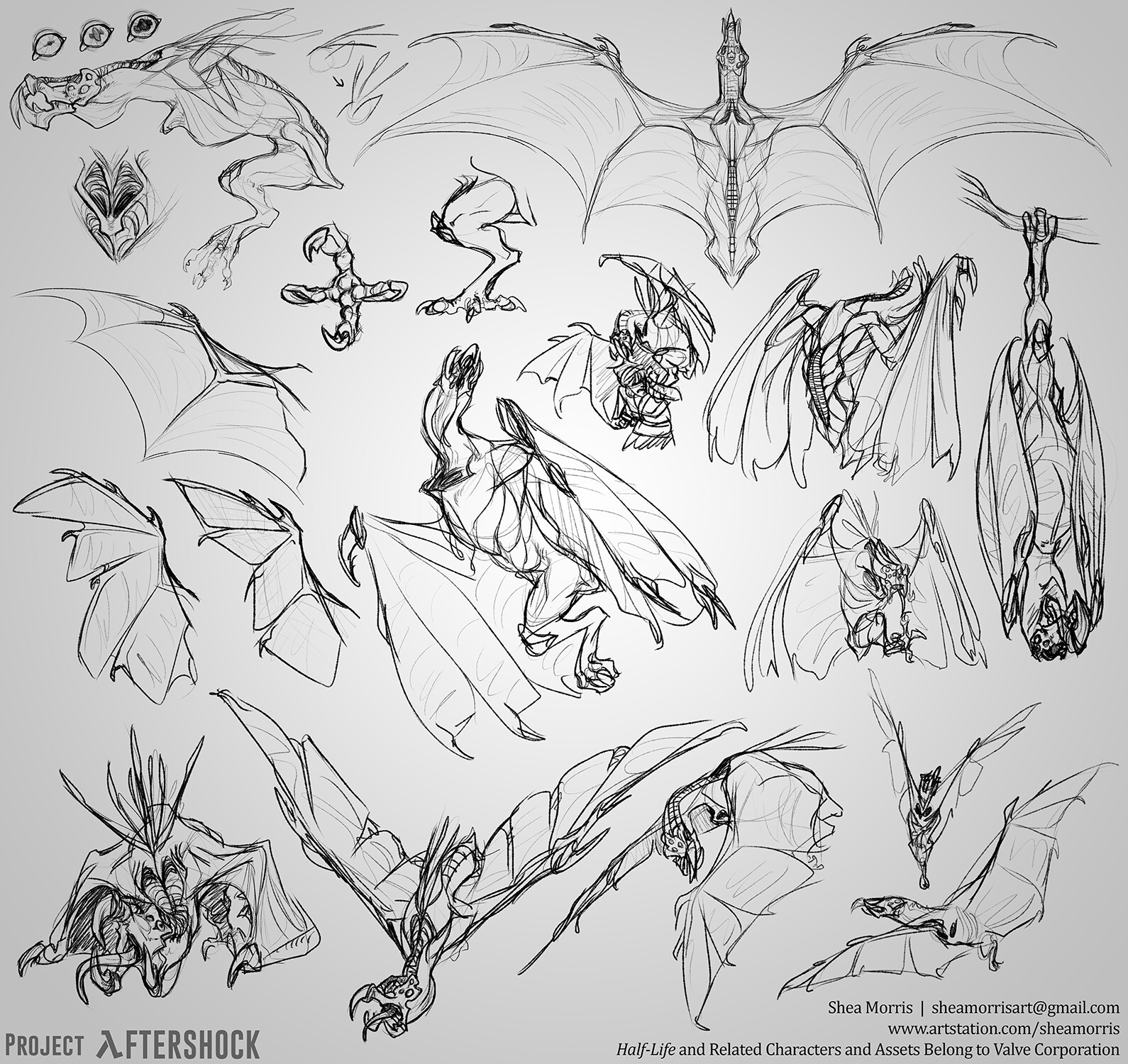 Shea Morris - Half-Life: Creature Design Exploration