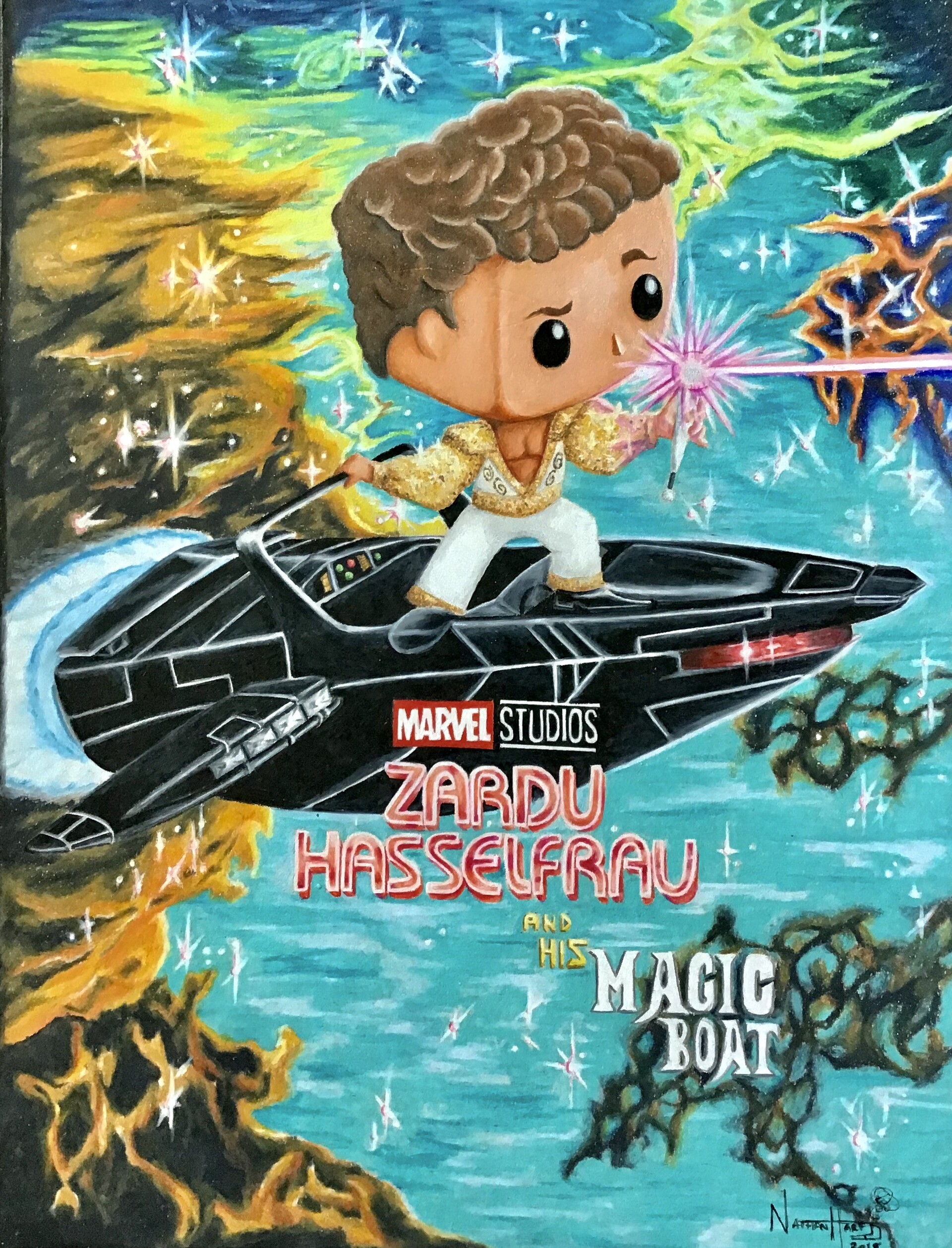 ArtStation - Zardu Hasselfrau and His Magic Boat