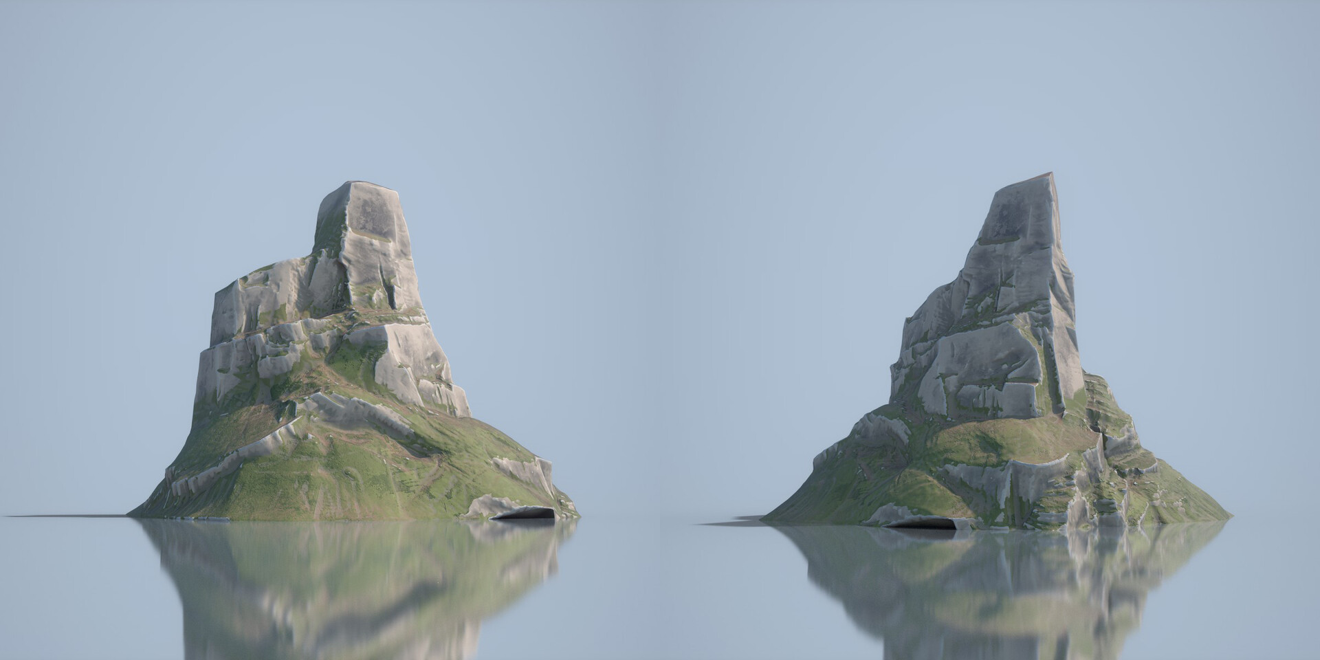 ArtStation - Stylized peak test