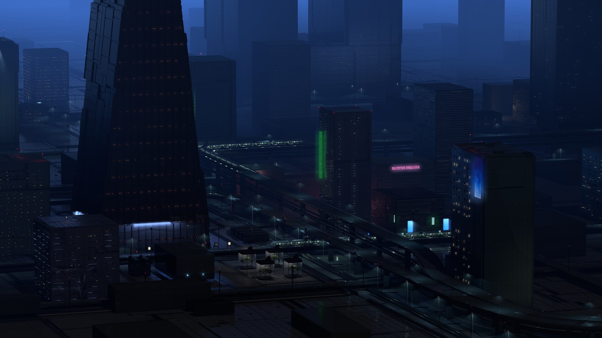 ArtStation - Procedural Sci Fi City