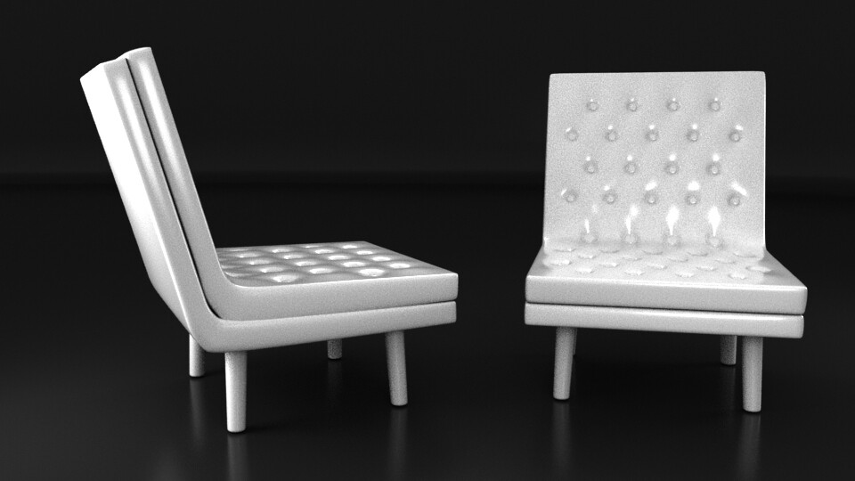 ArtStation - Principals of Game Design Soft Chair