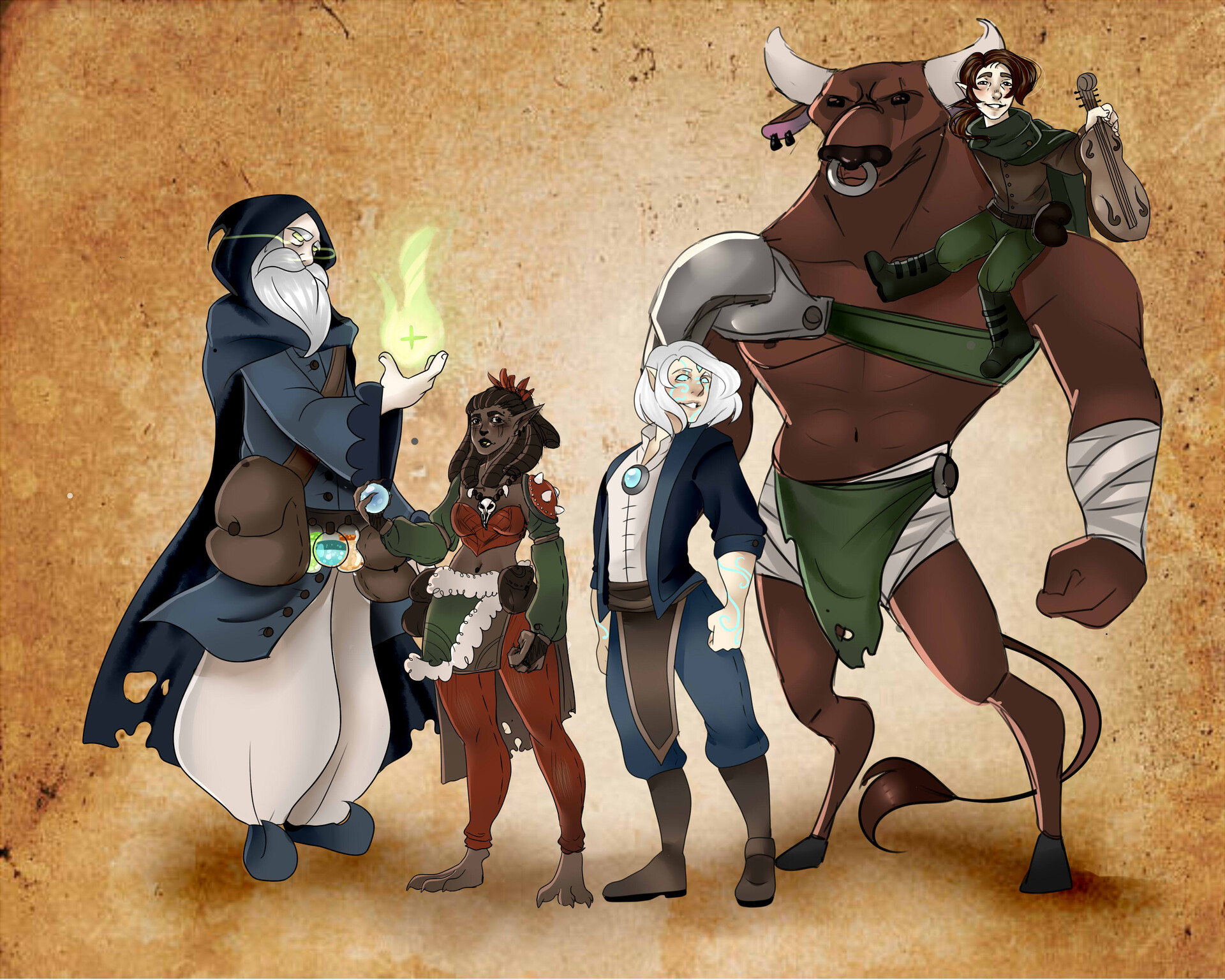 ArtStation - Character Design (D&D) 2019