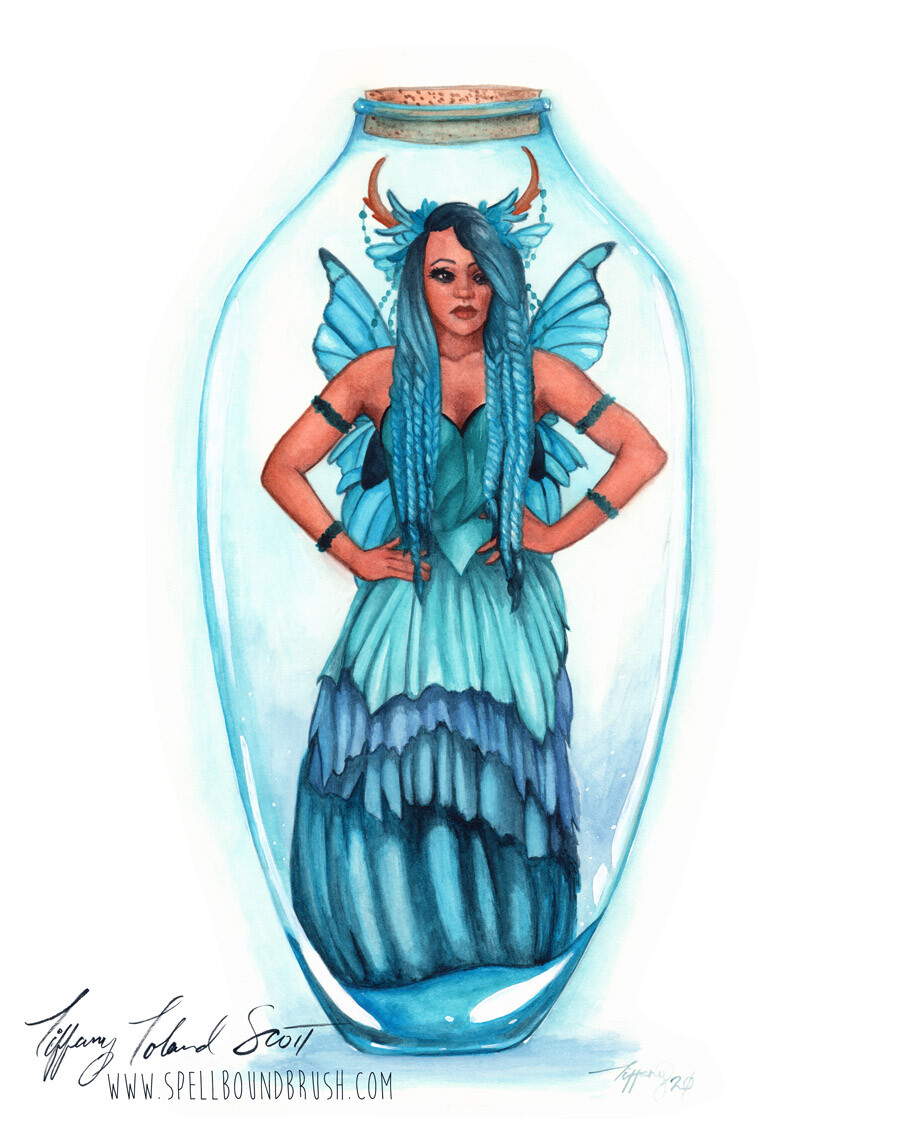 ArtStation - Blue Bottle Fairy