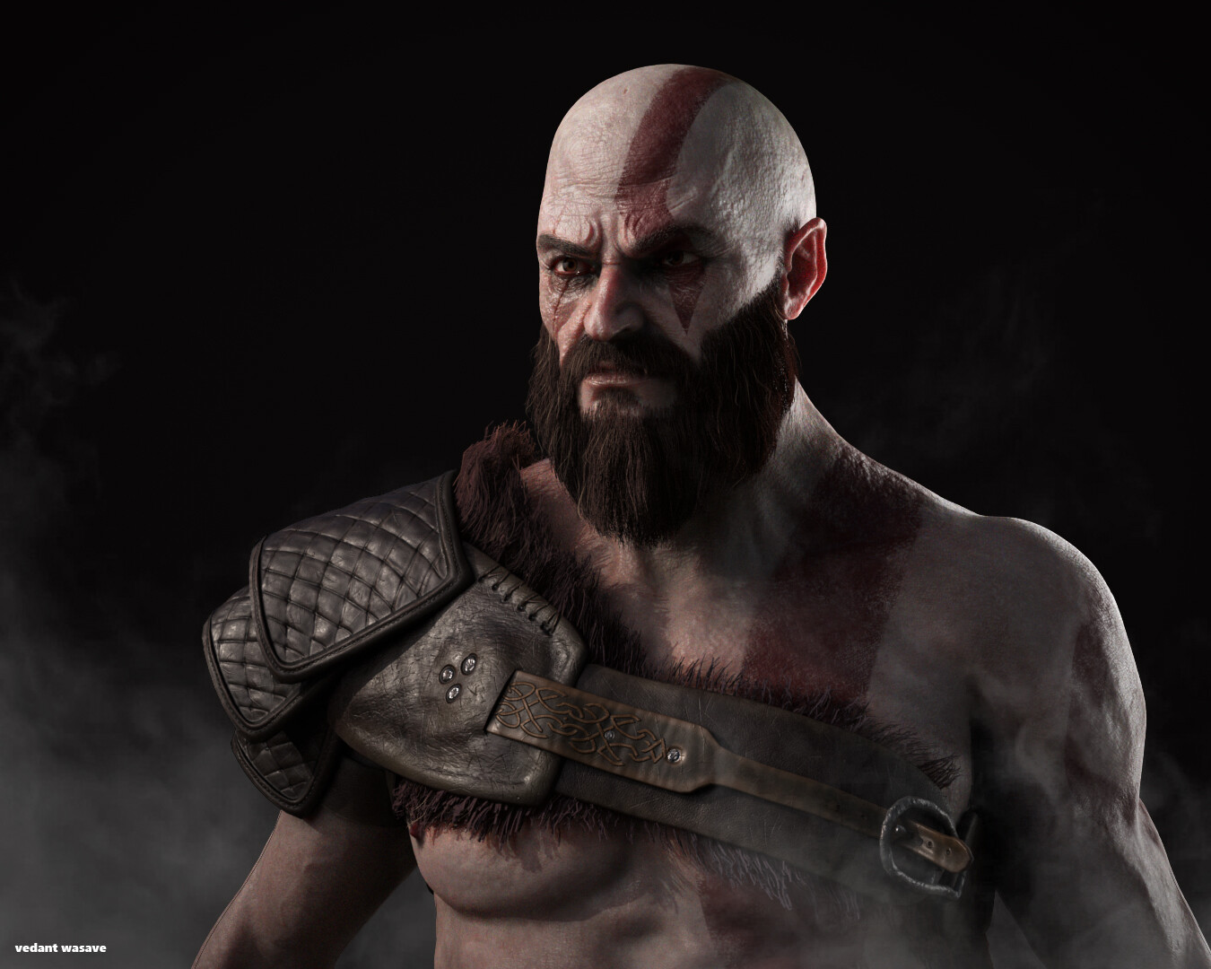 ArtStation - Kratos 3D Fanart