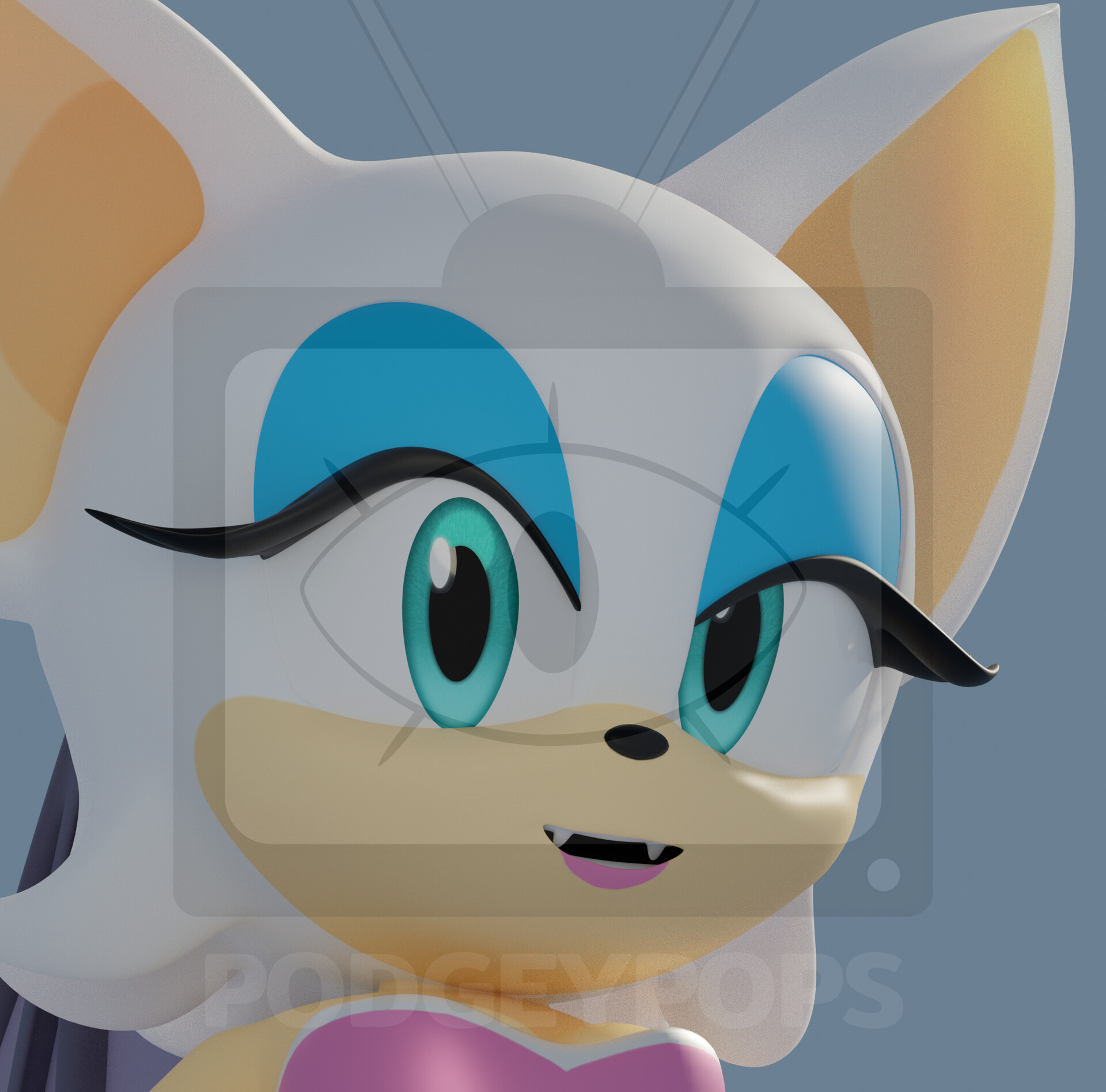 ArtStation - Rouge the Bat Model