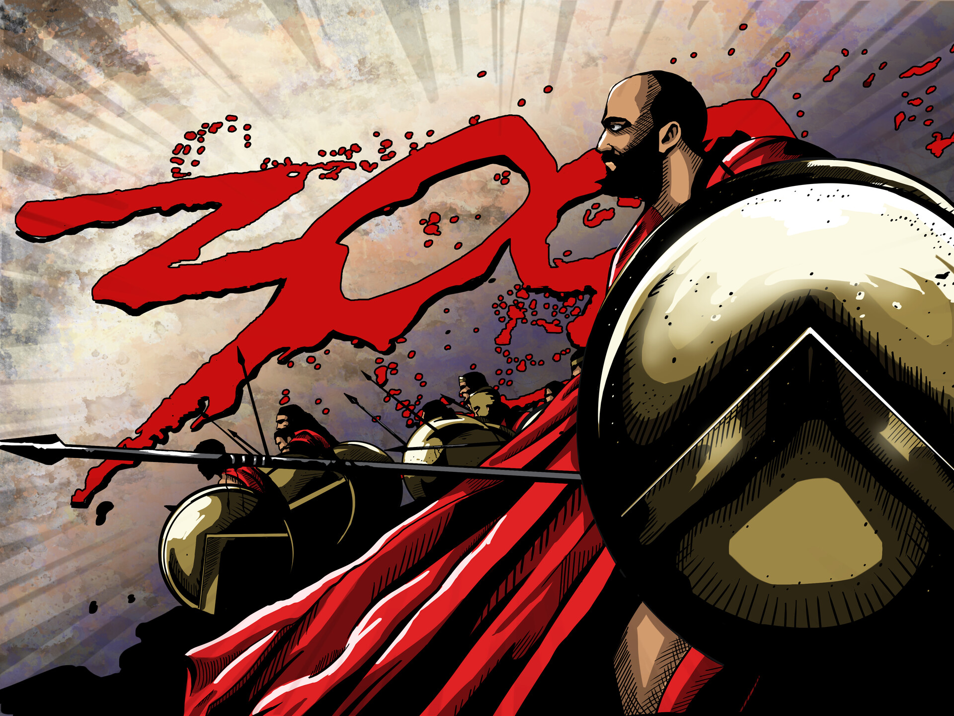 ArtStation - for the glory of Sparta