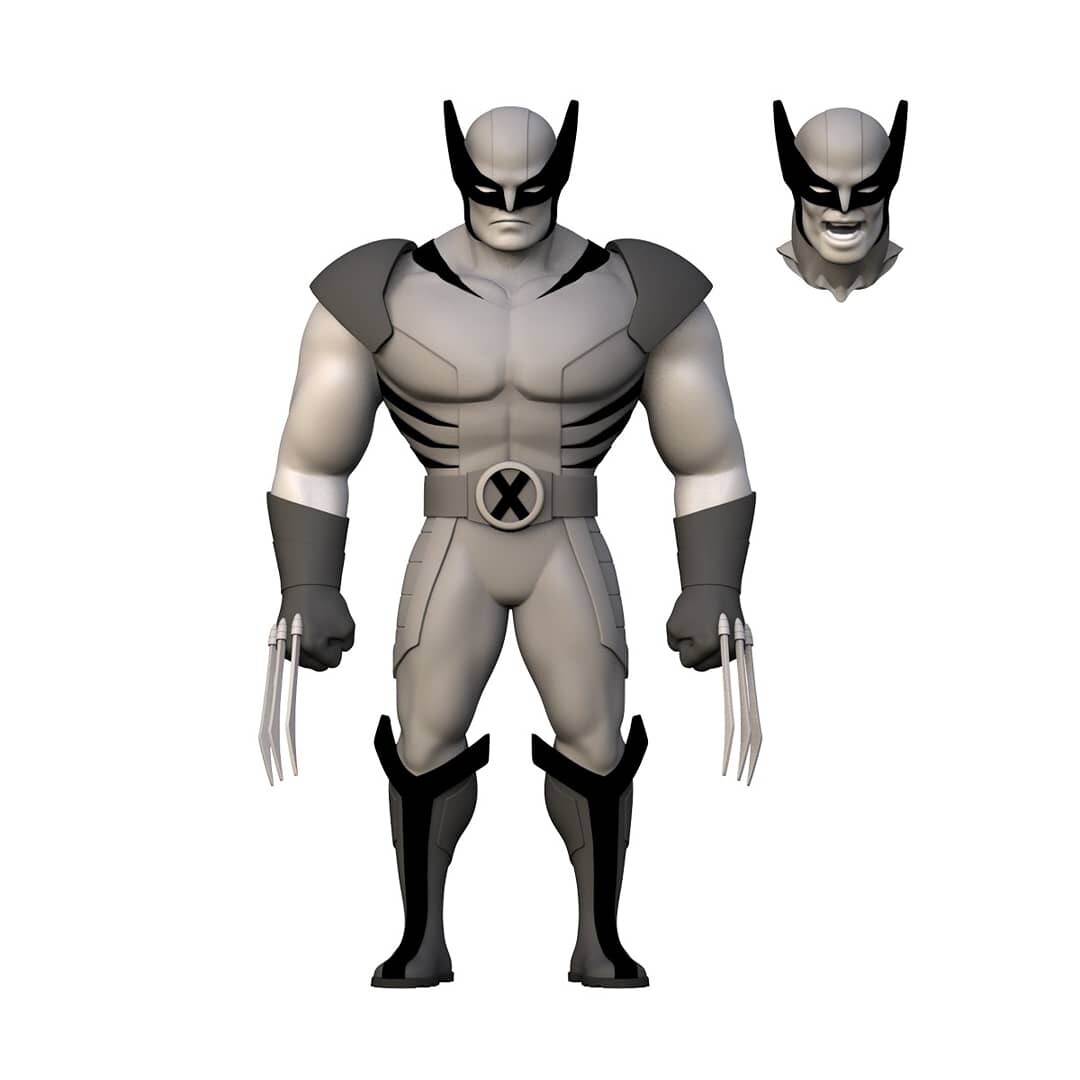 ArtStation - Wolverine animated, monochromatic