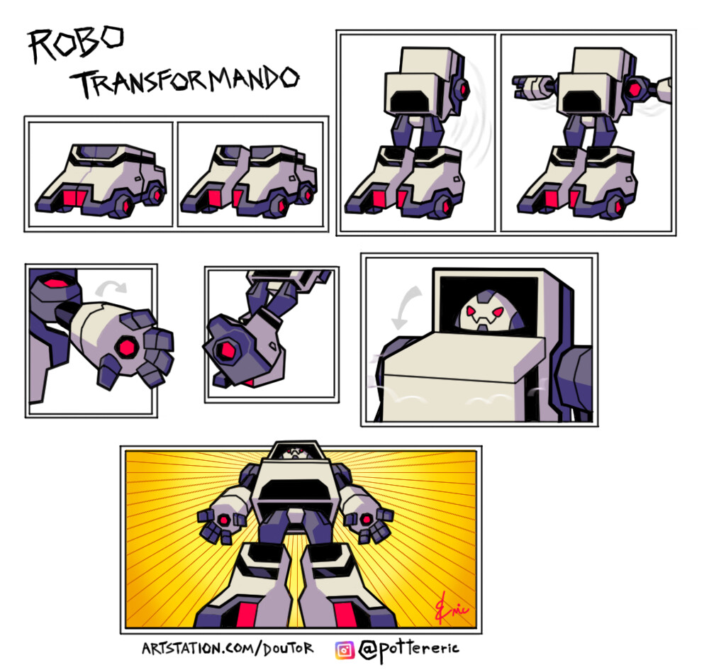 ArtStation - Transforming Robot