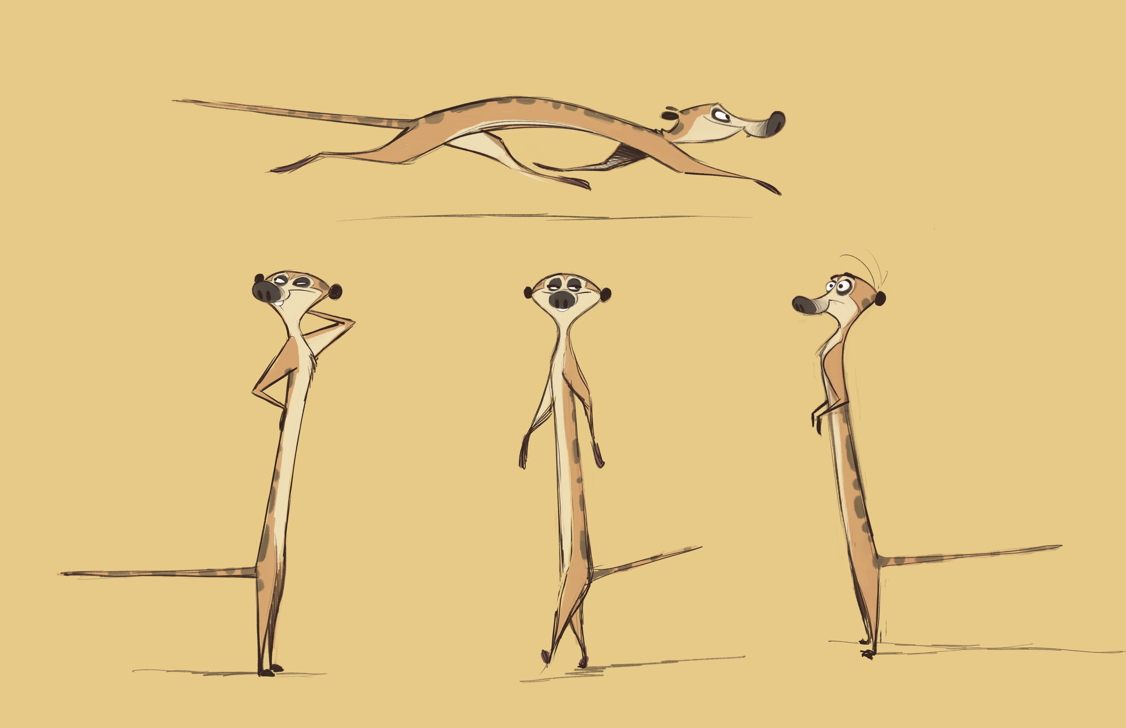 Sylvain Deboissy - Meerkats Character Designs (2017)