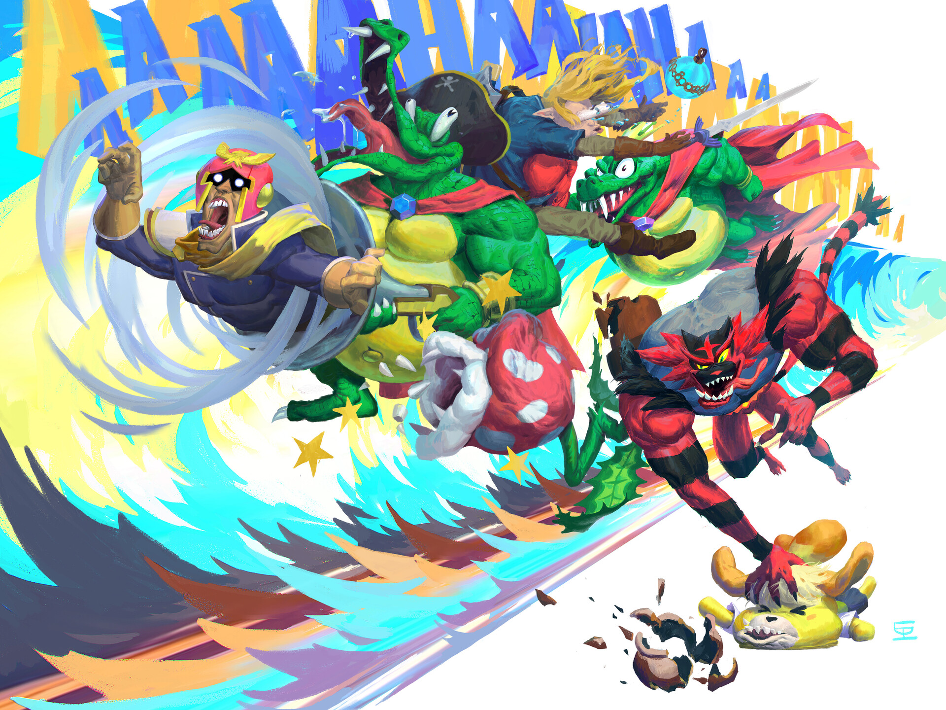 ArtStation - Smash boiz round 2