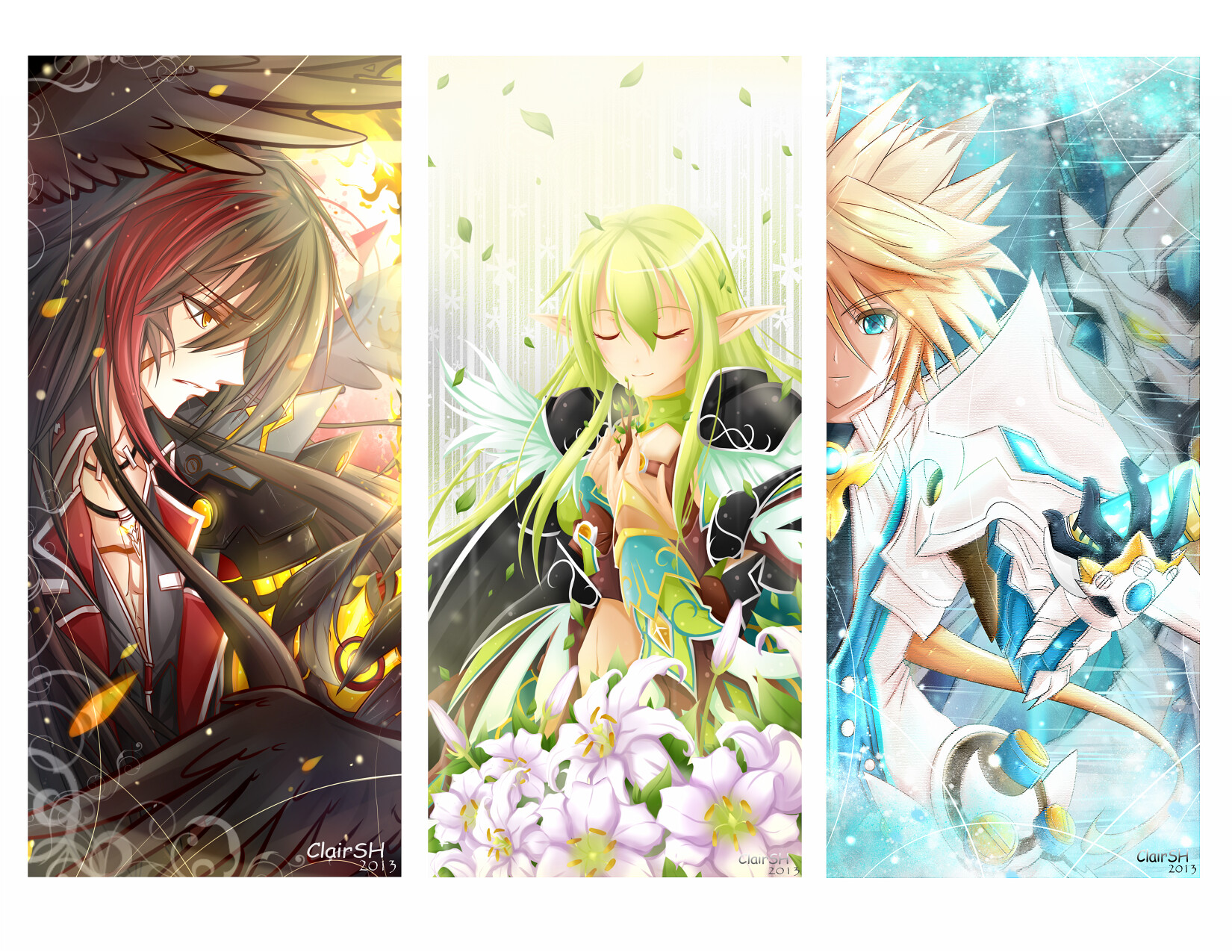 ArtStation - Elsword bookmarks (feat. VC, NW, TT)