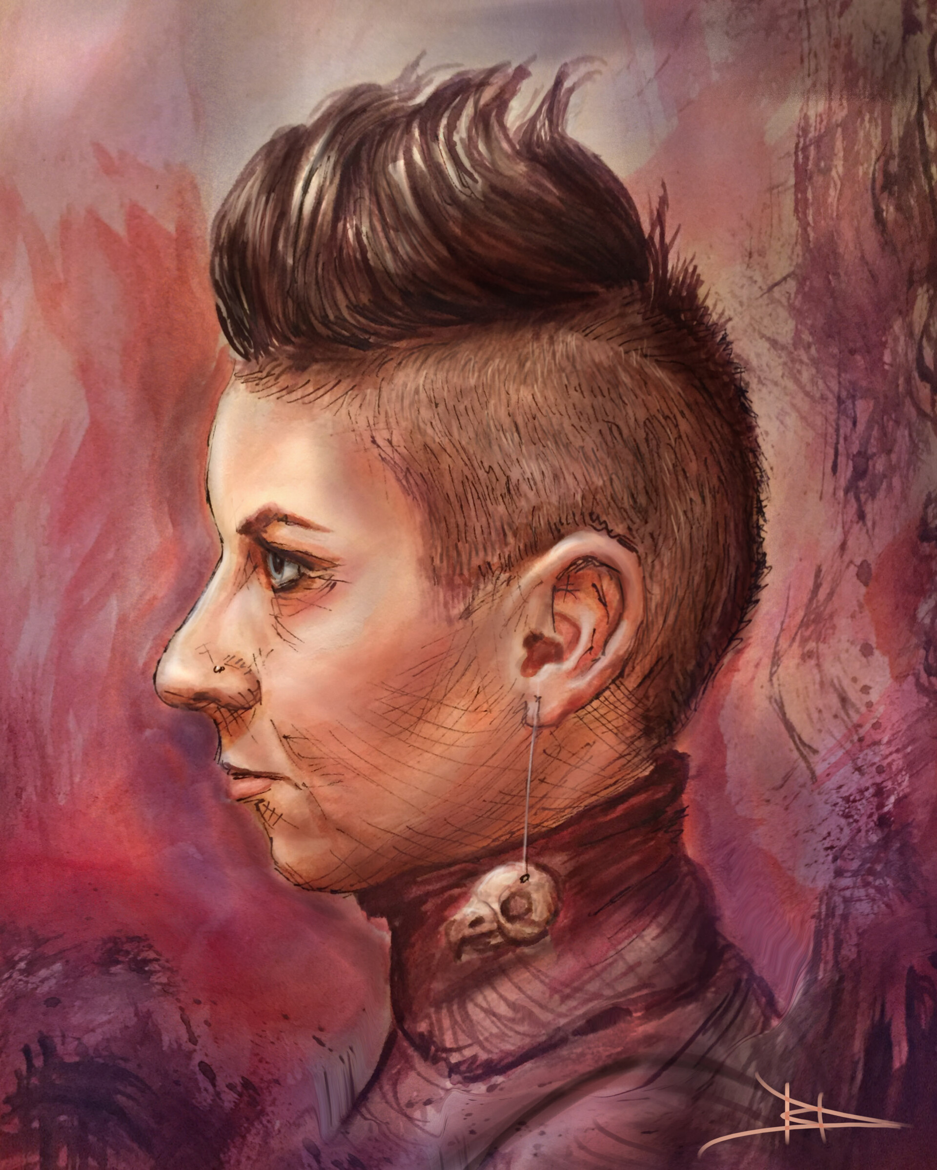 ArtStation - Punk Portrait 1
